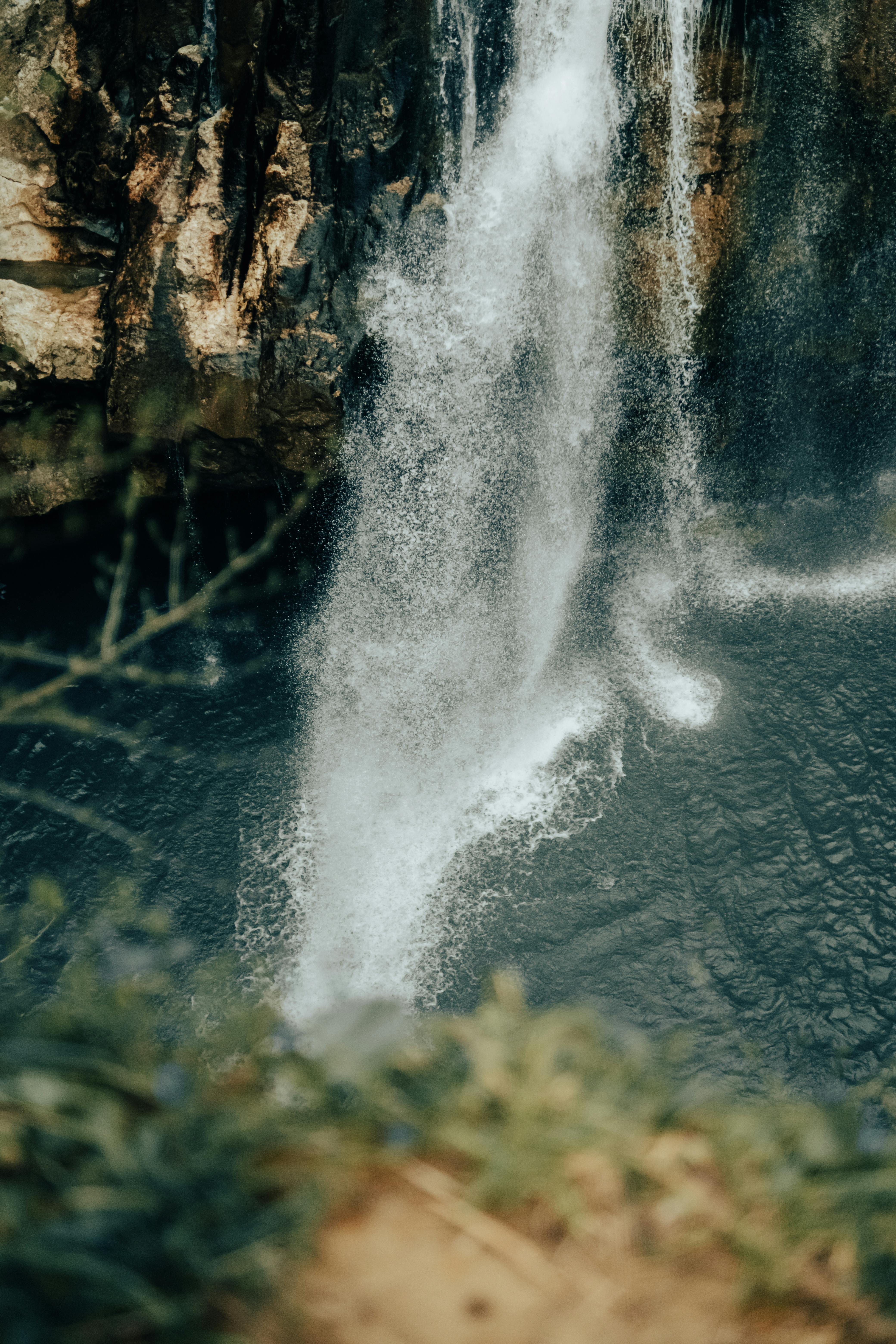 Waterfall Falling into a River · Free Stock Photo