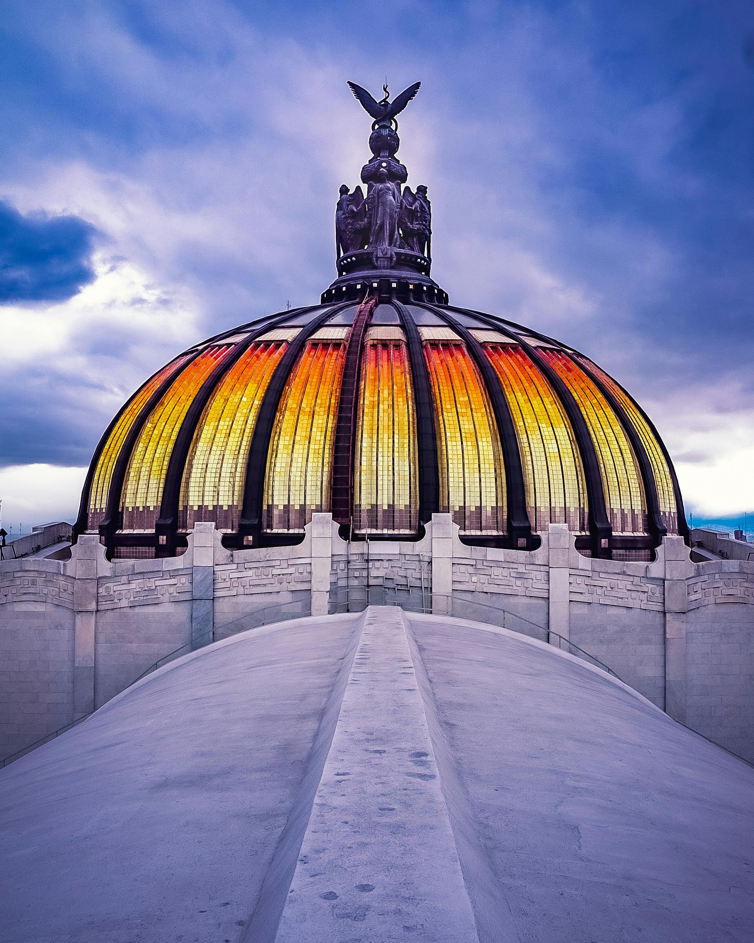 Golden Monument in Town · Free Stock Photo