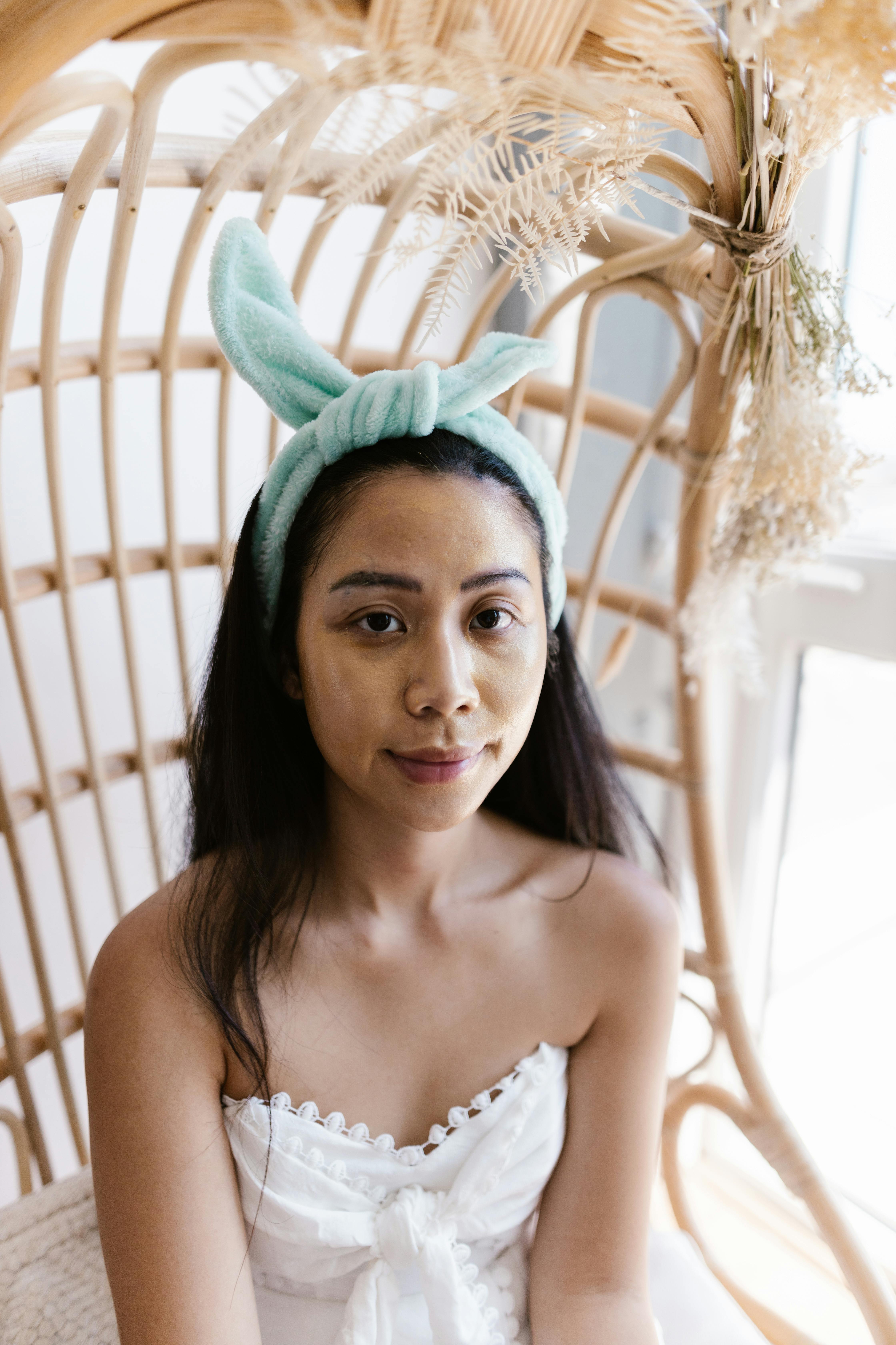 Woman with Ribbon in Hair · Free Stock Photo