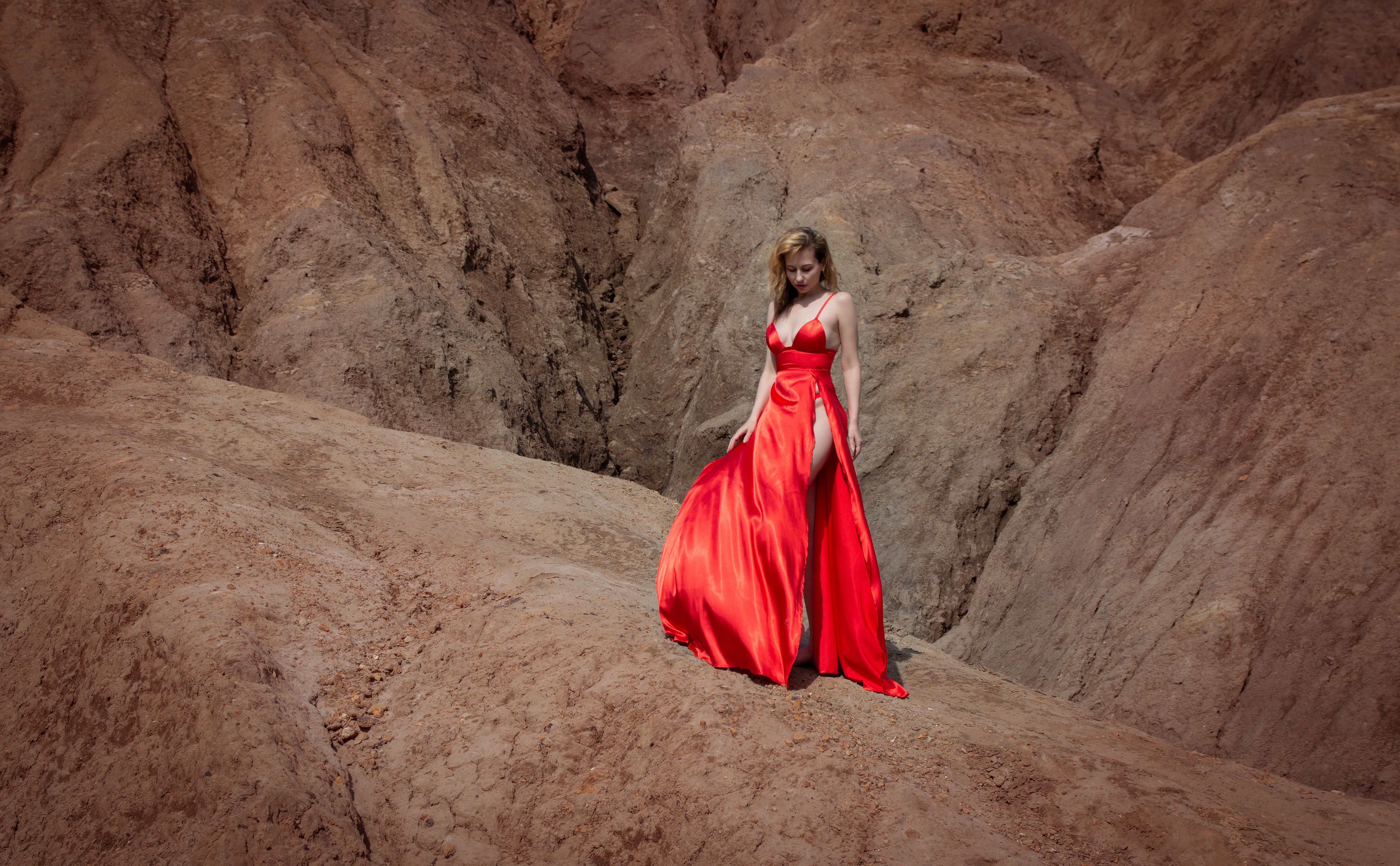 Woman in Red Dress · Free Stock Photo