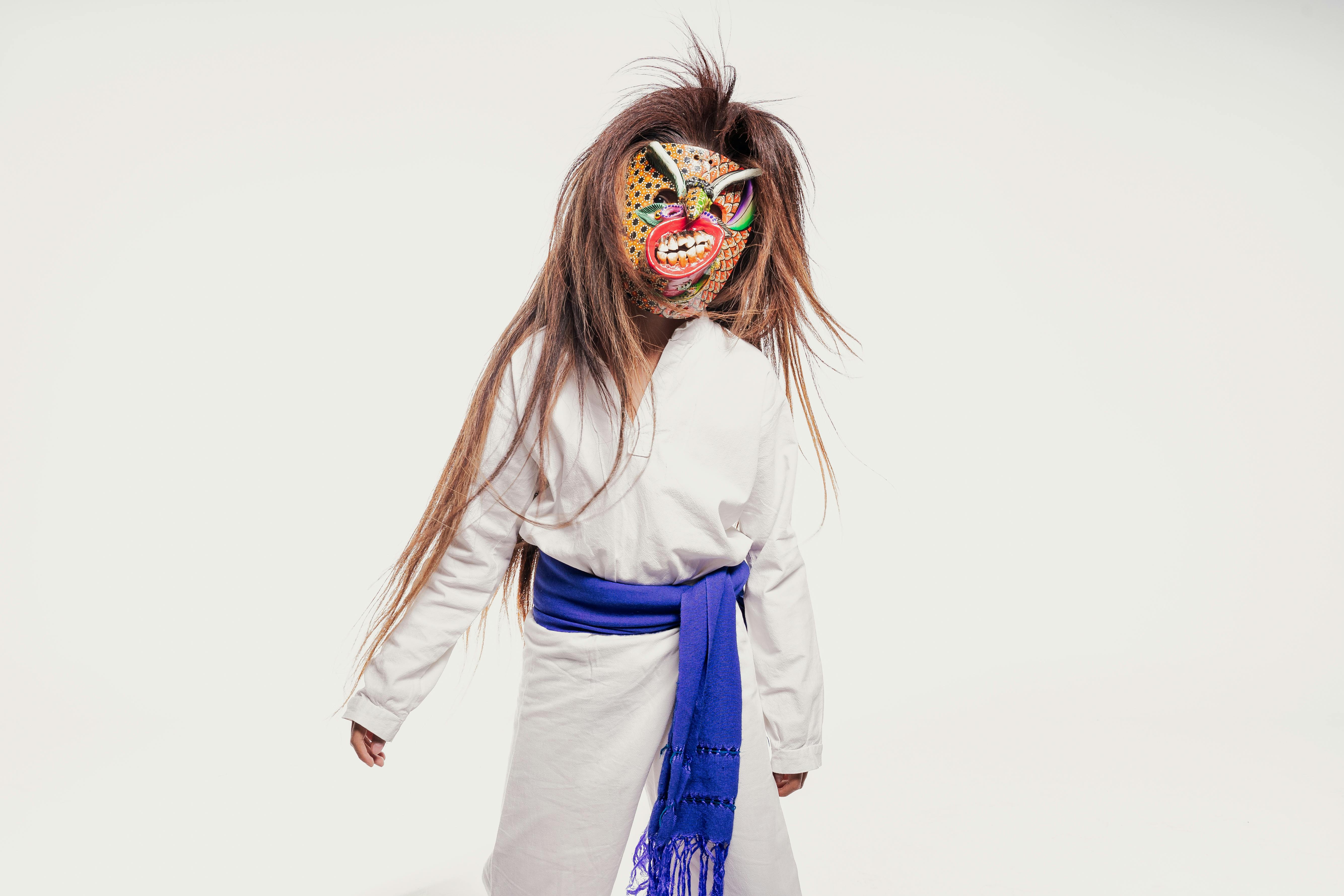 Girl with Animal Mask · Free Stock Photo