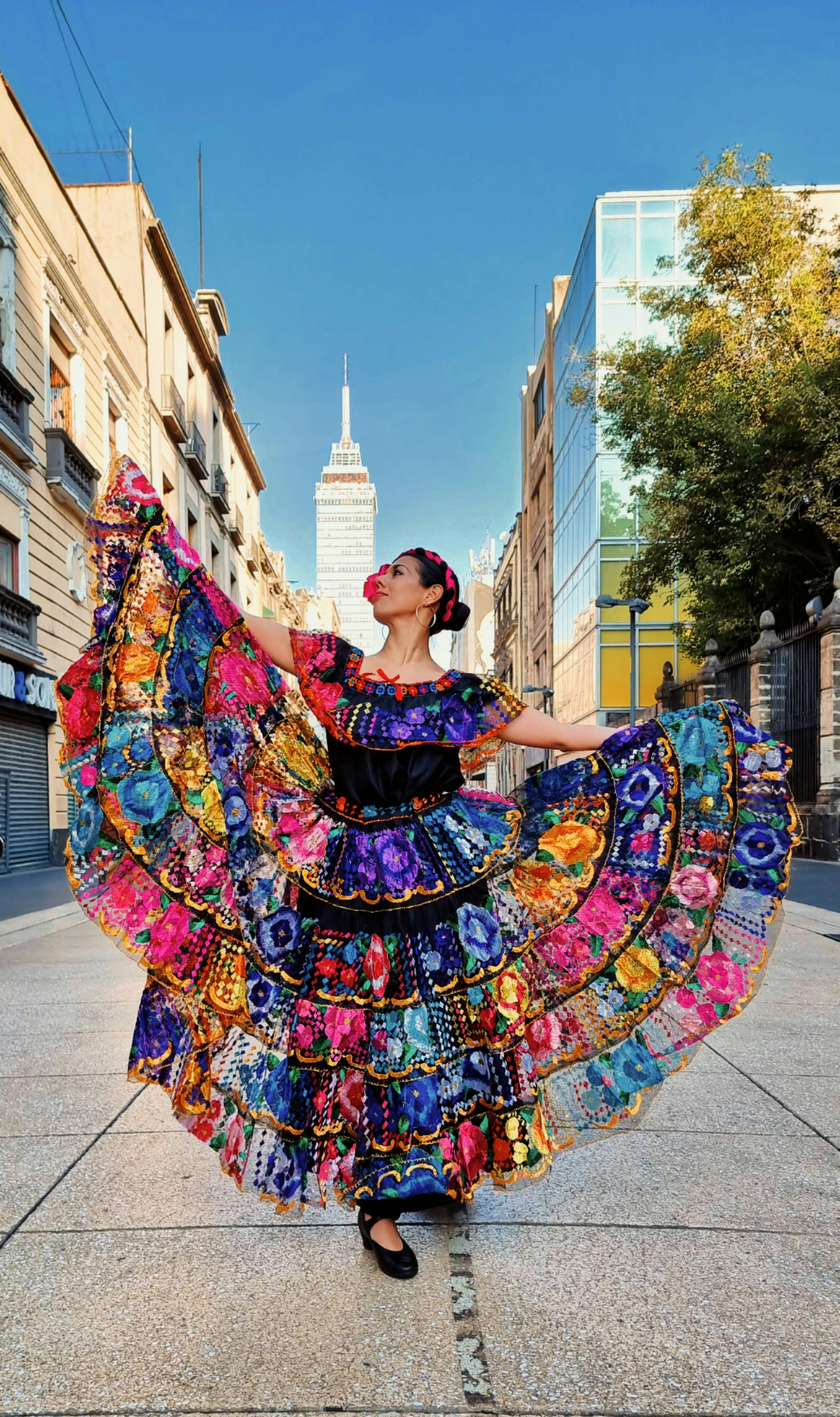 Woman Wearing Traditional Mexican Clothing · Free Stock Photo