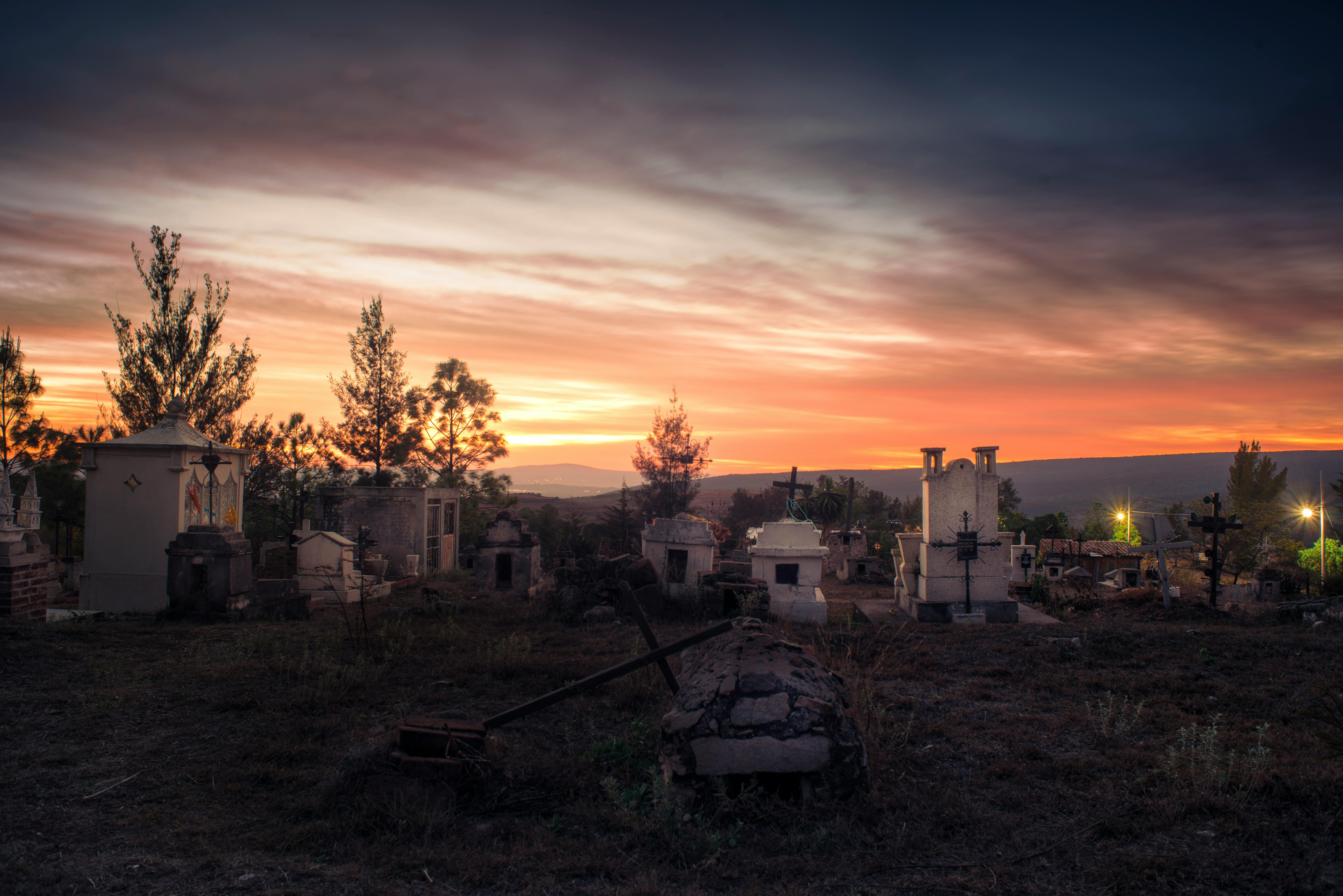 Sunset Cemetery Photos, Download The BEST Free Sunset Cemetery Stock ...
