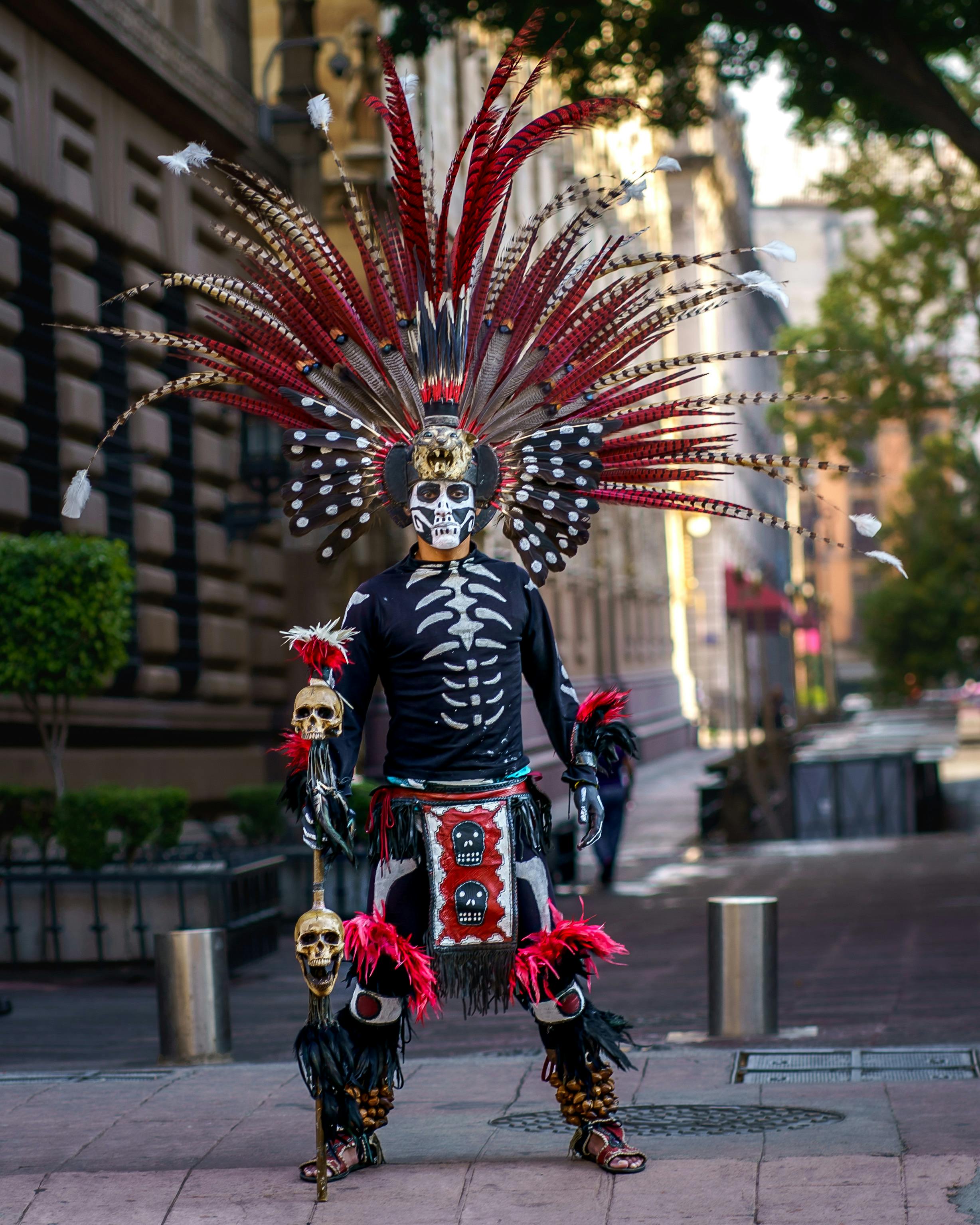 A Person wearing a Skeleton Costume · Free Stock Photo