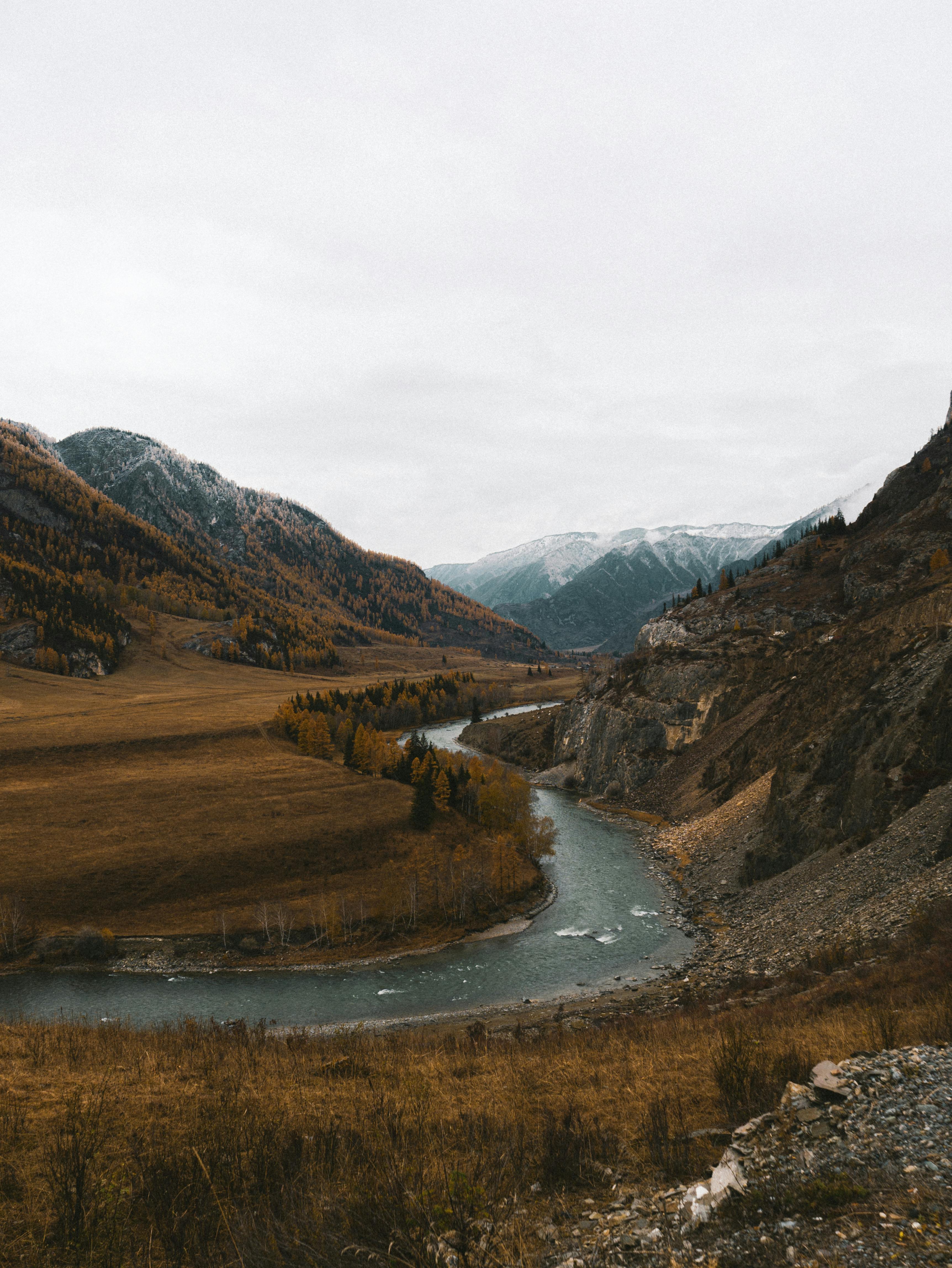 River Between Mountains · Free Stock Photo