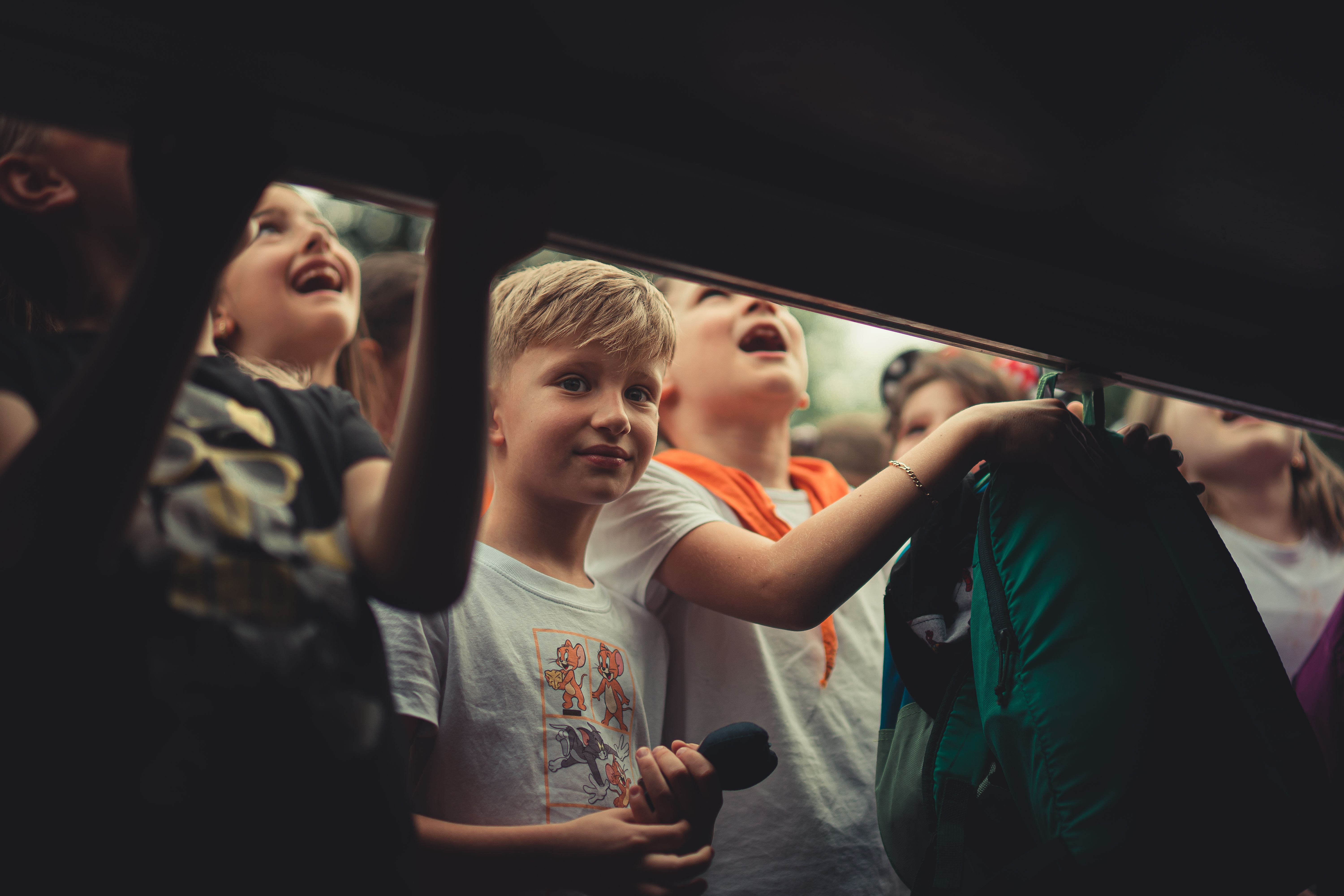 A Two Boys doing Wacky Selfie · Free Stock Photo