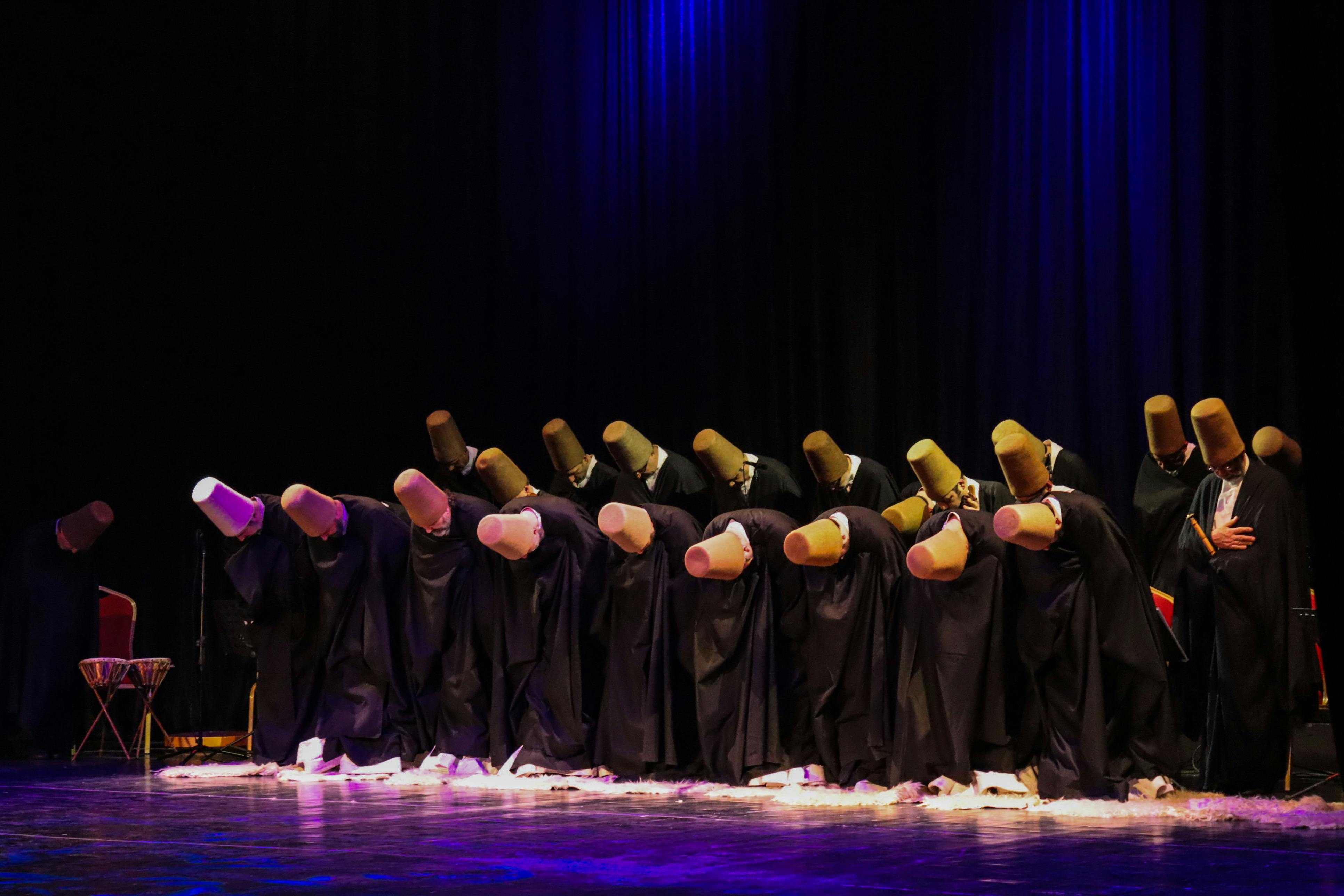 Men in Black Robe Making a Vow · Free Stock Photo