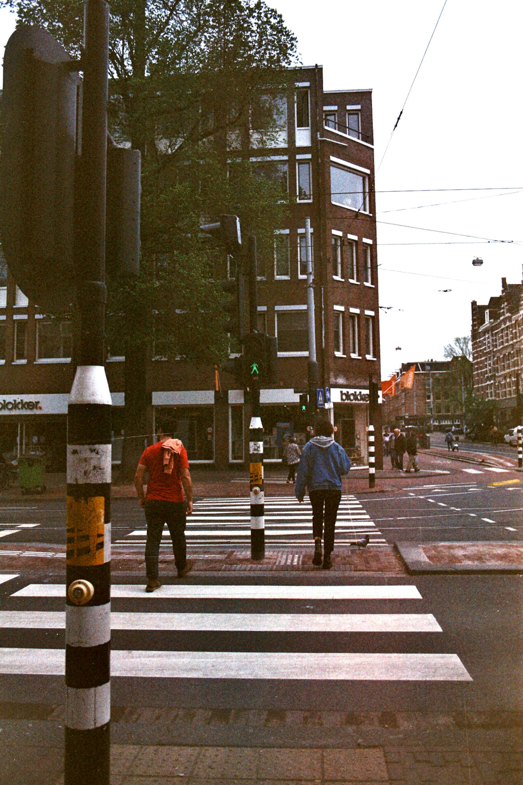 A Couple Crossing the Street · Free Stock Photo