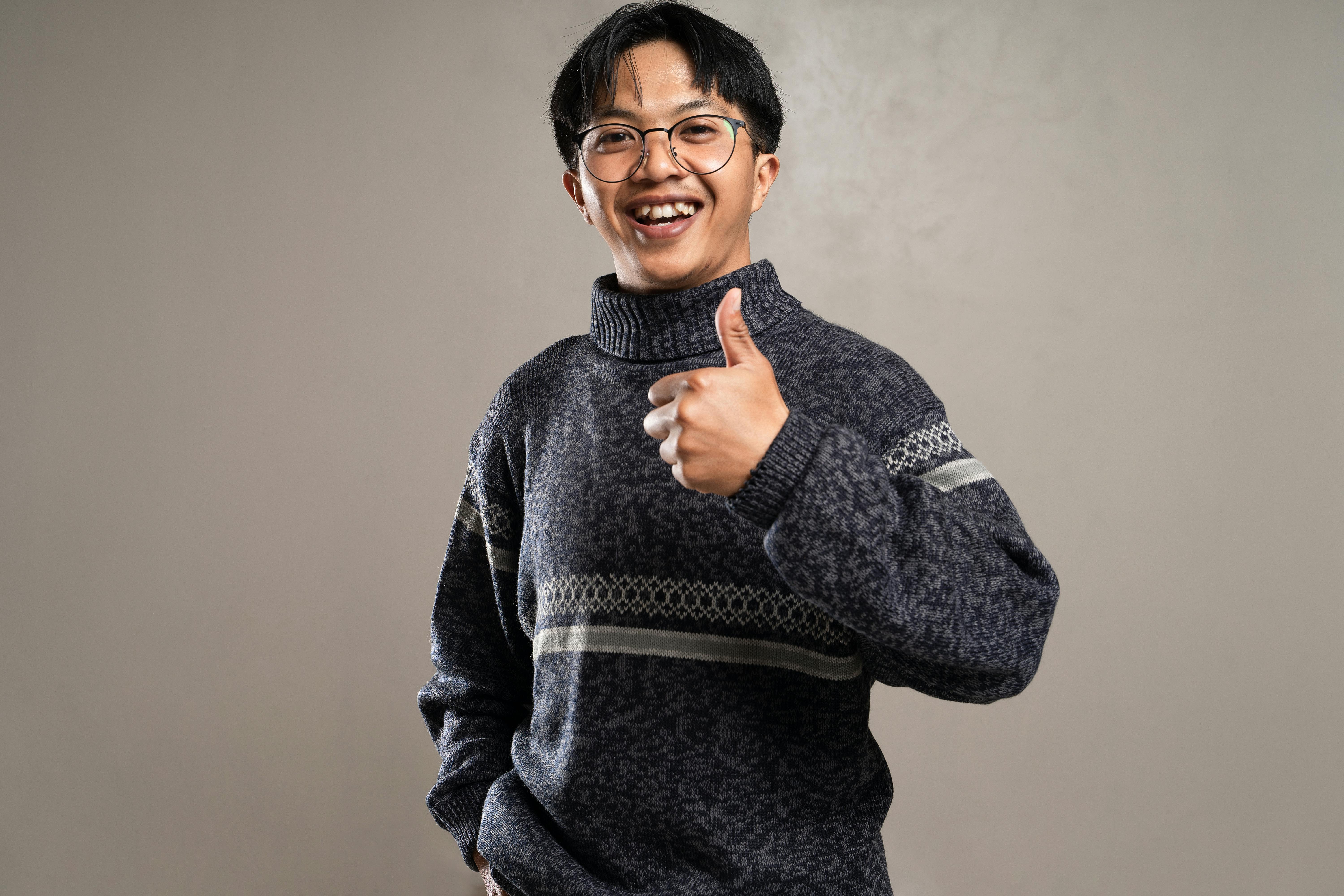 A Happy Man Doing Thumbs Up · Free Stock Photo