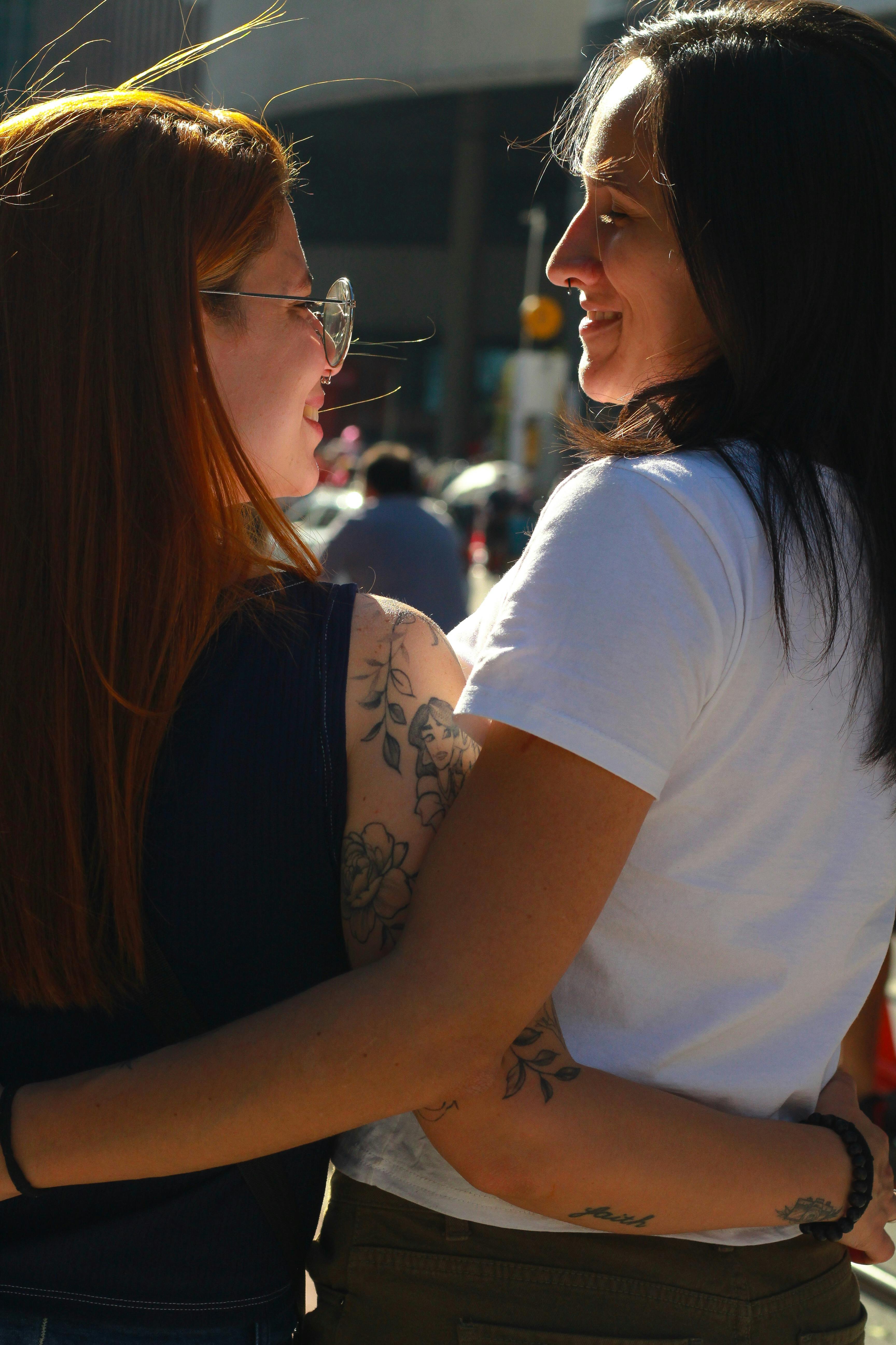 Women Looking at Each Other · Free Stock Photo