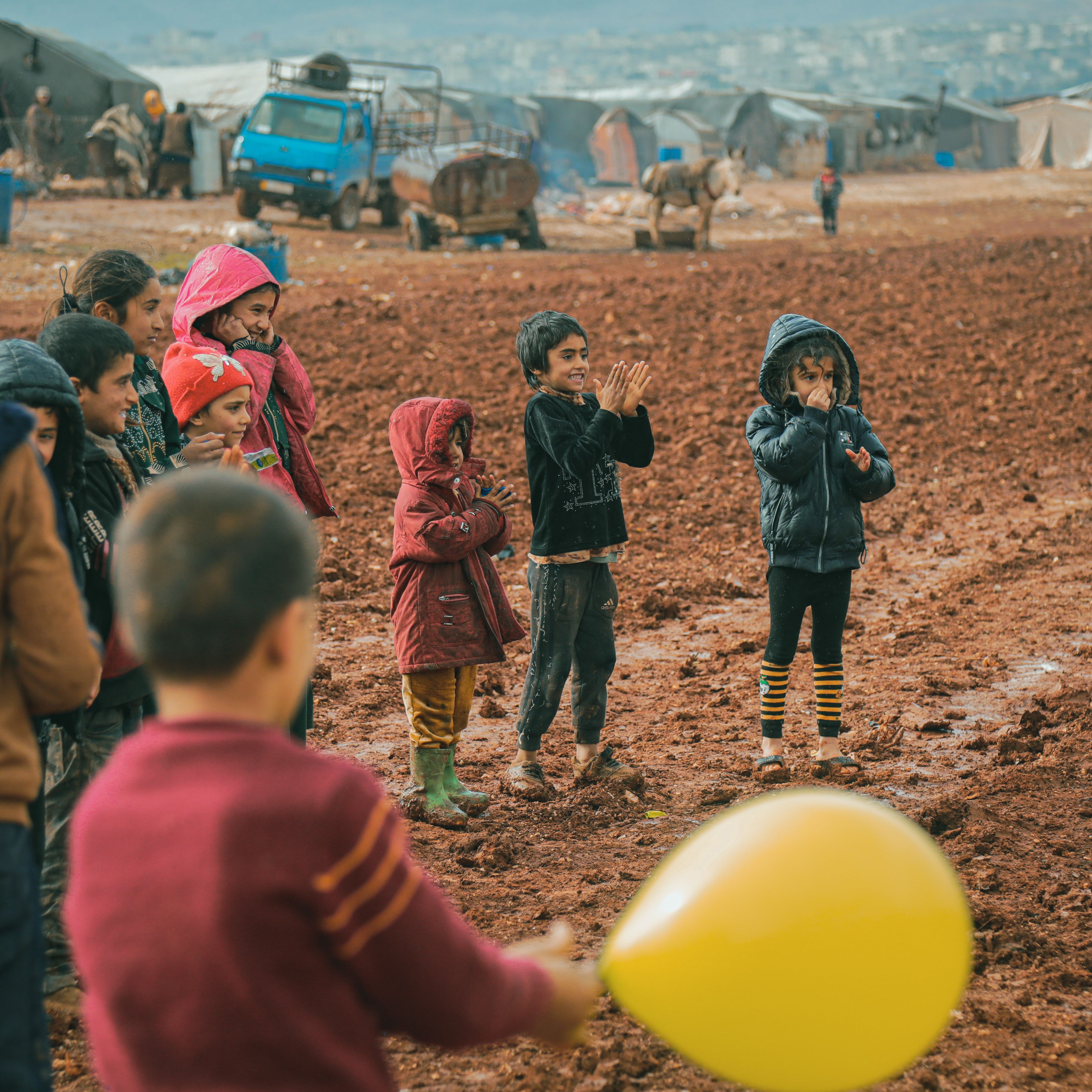 Kids Playing in Countryside · Free Stock Photo