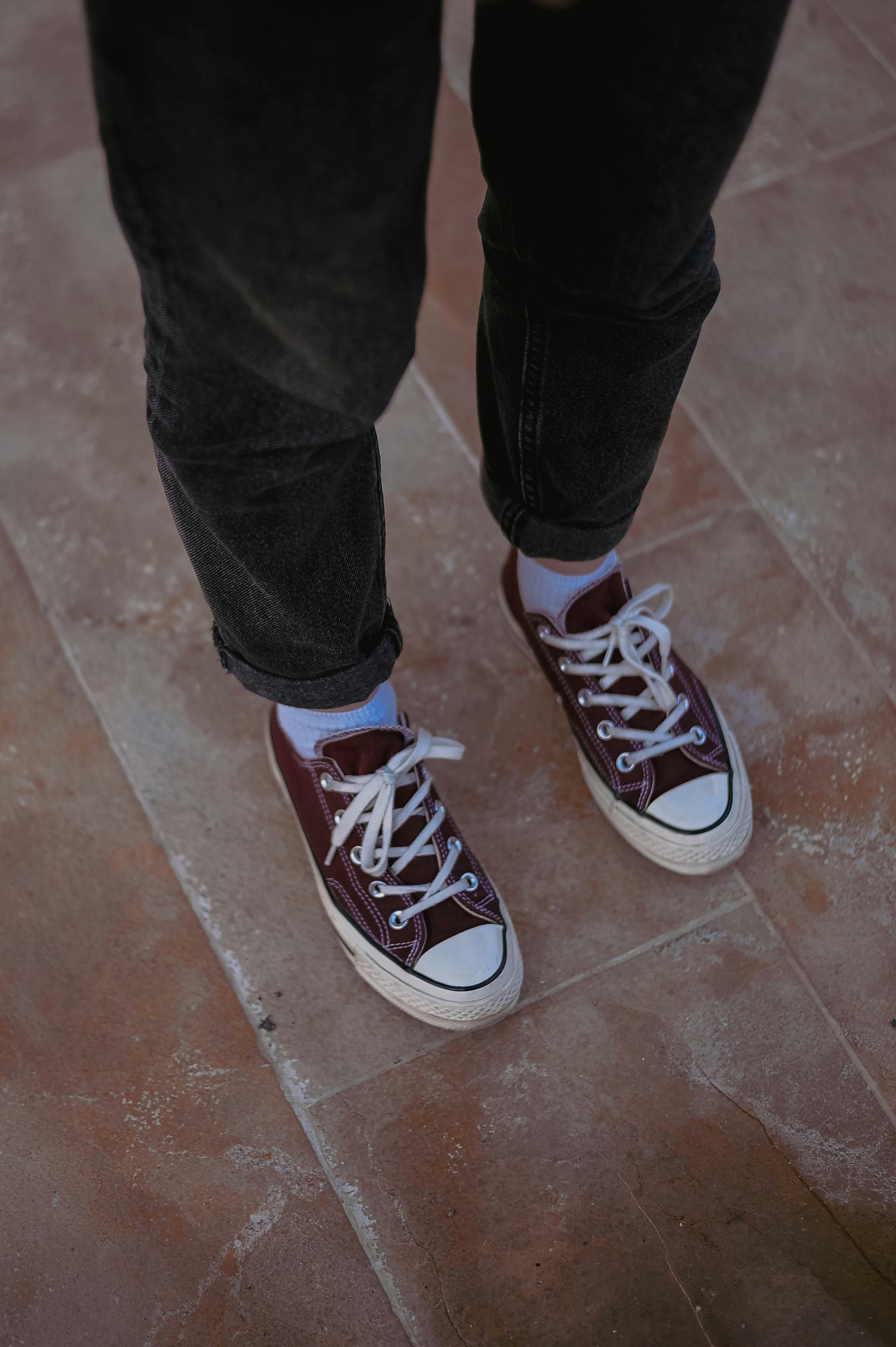 High Angle View of Shoes · Free Stock Photo