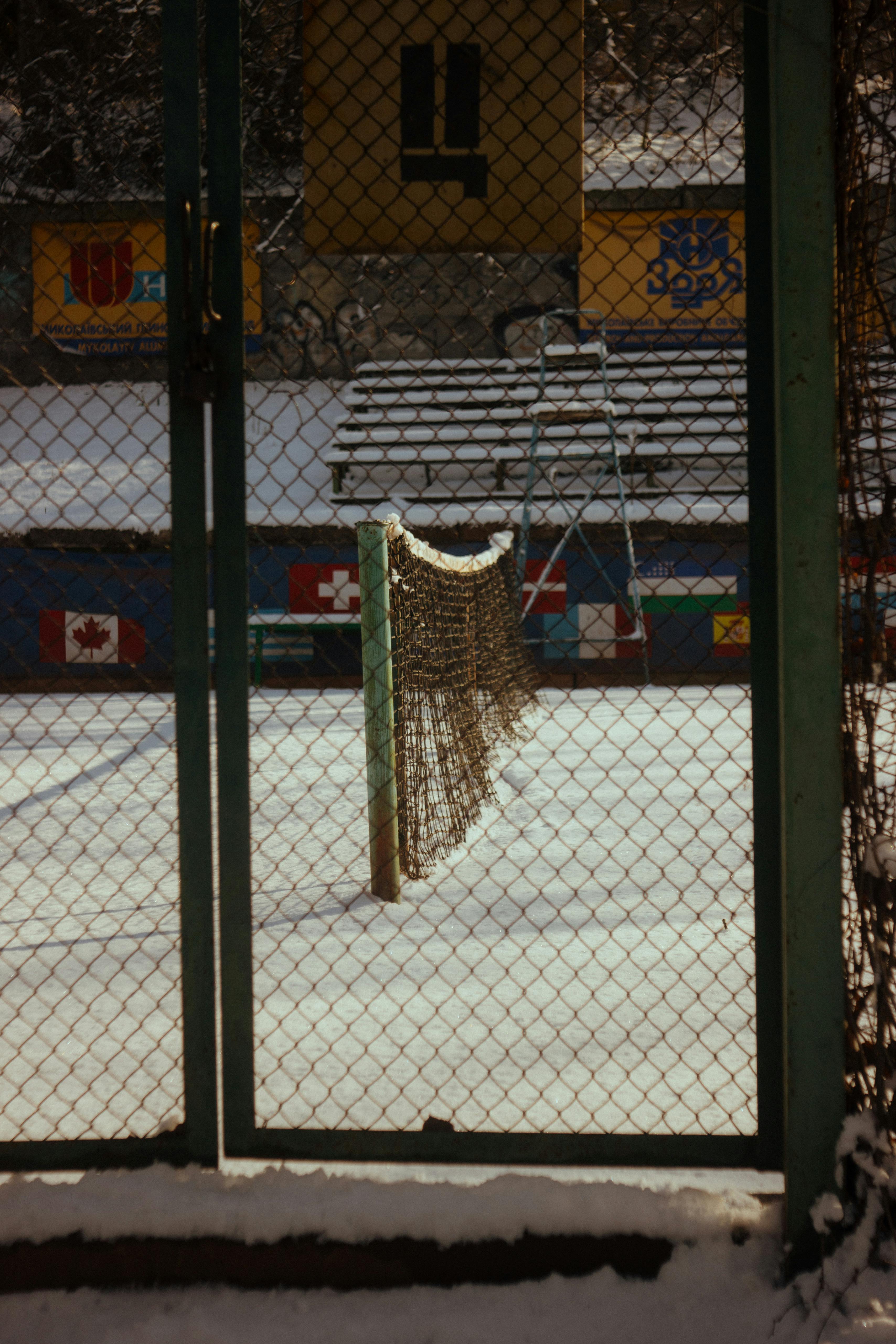 White Metal Gate · Free Stock Photo