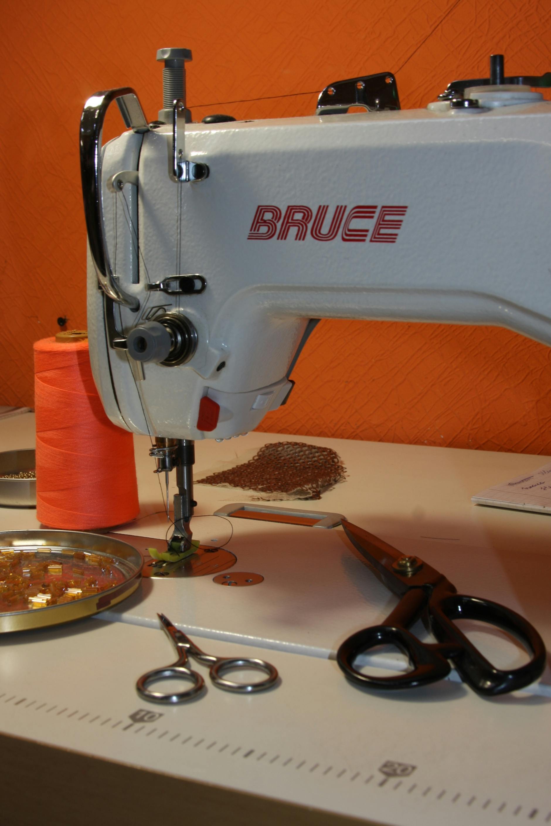 Gray Sewing Machine in Close Up Shot · Free Stock Photo