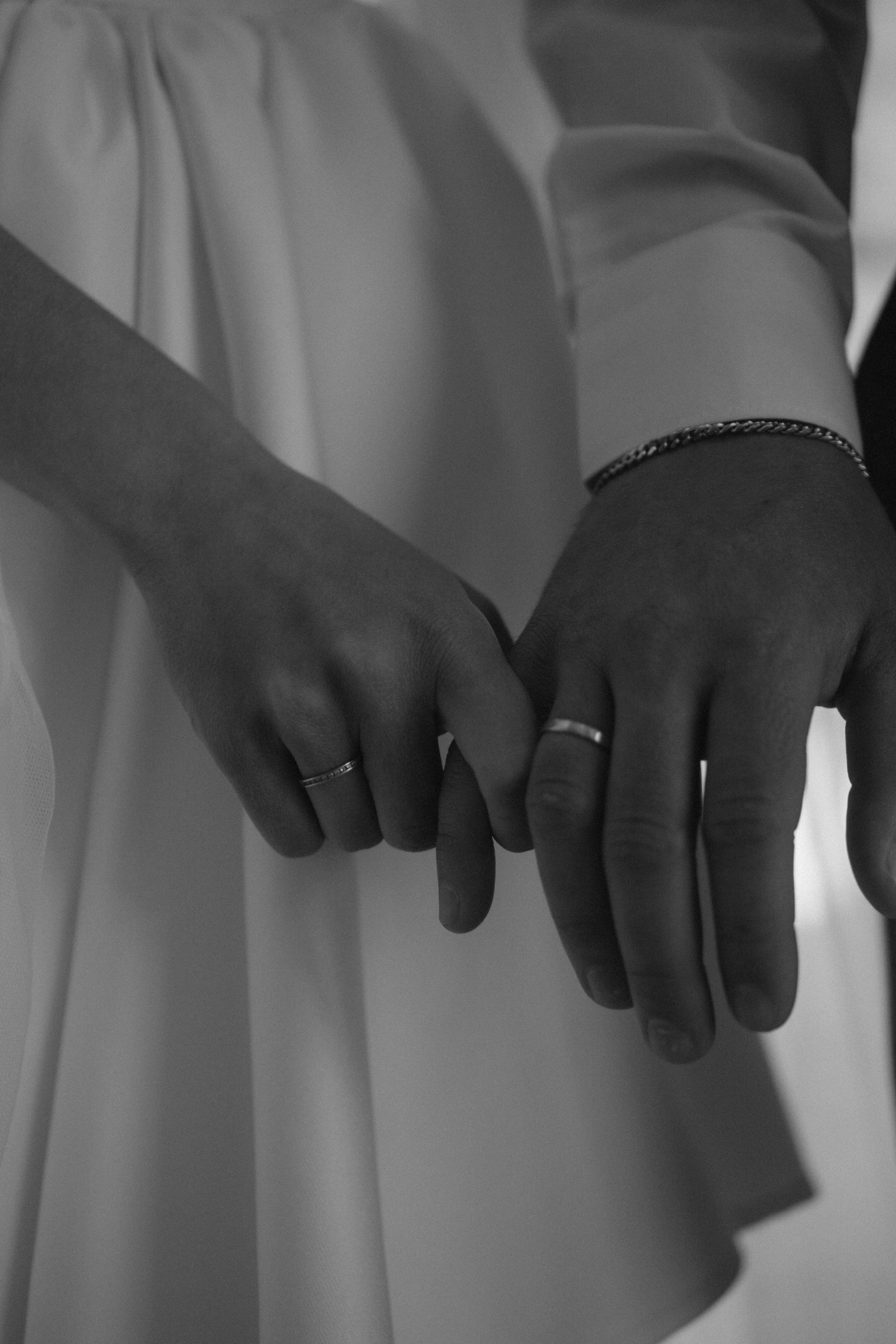Close-up of the Hands of a Couple · Free Stock Photo