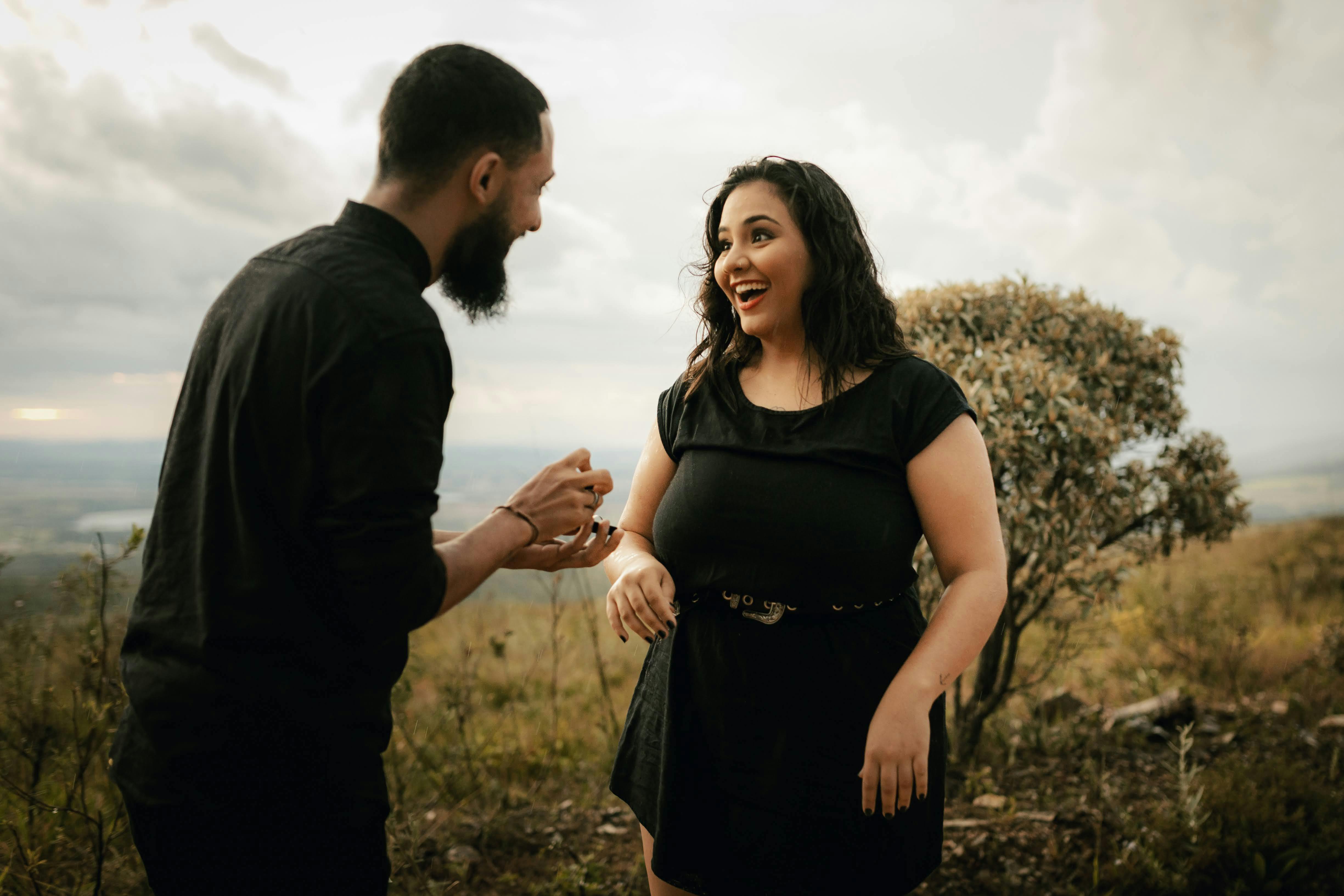Man Asking Woman for Hand · Free Stock Photo