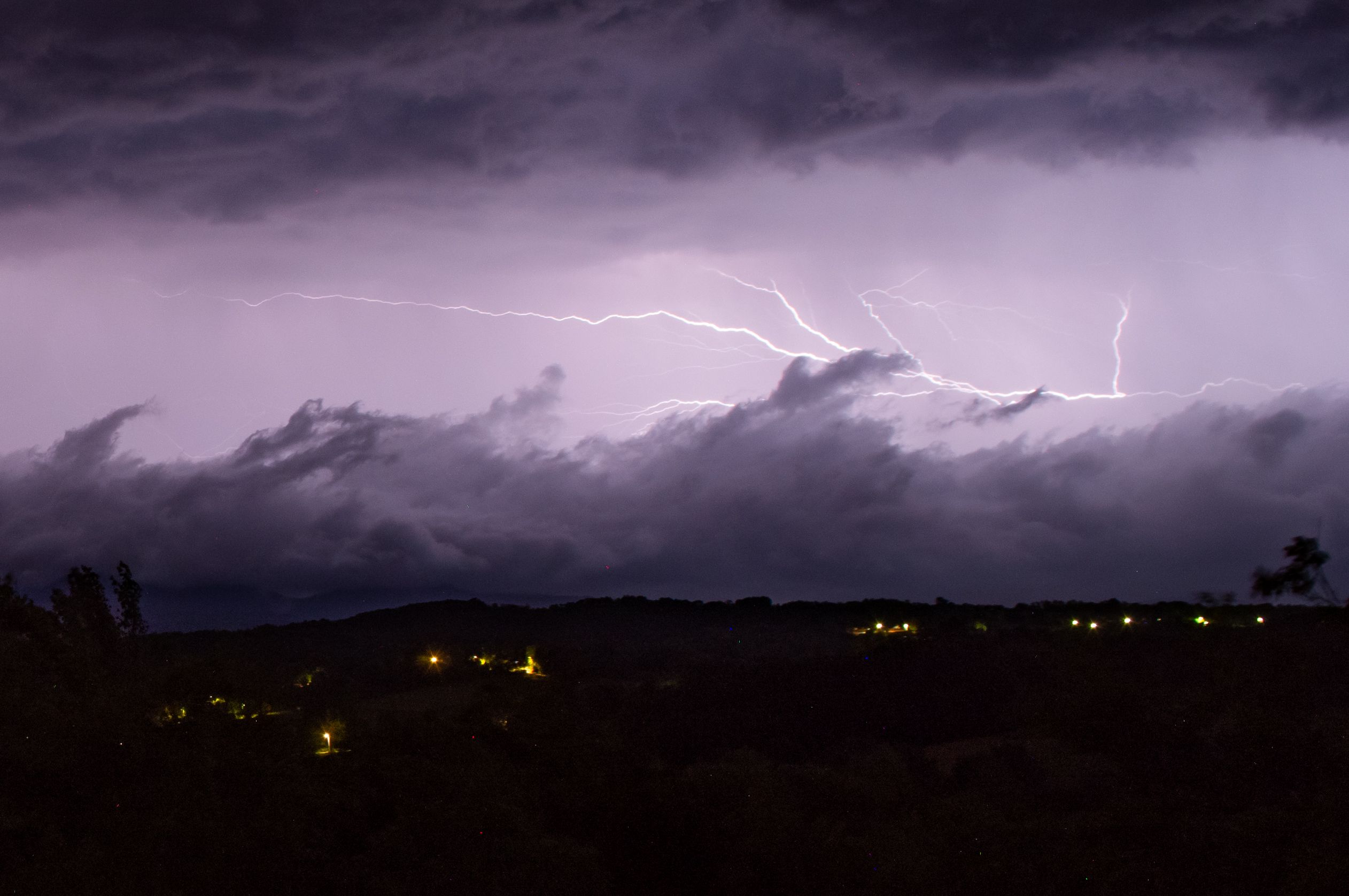 Storm Sky with Lightnings · Free Stock Photo