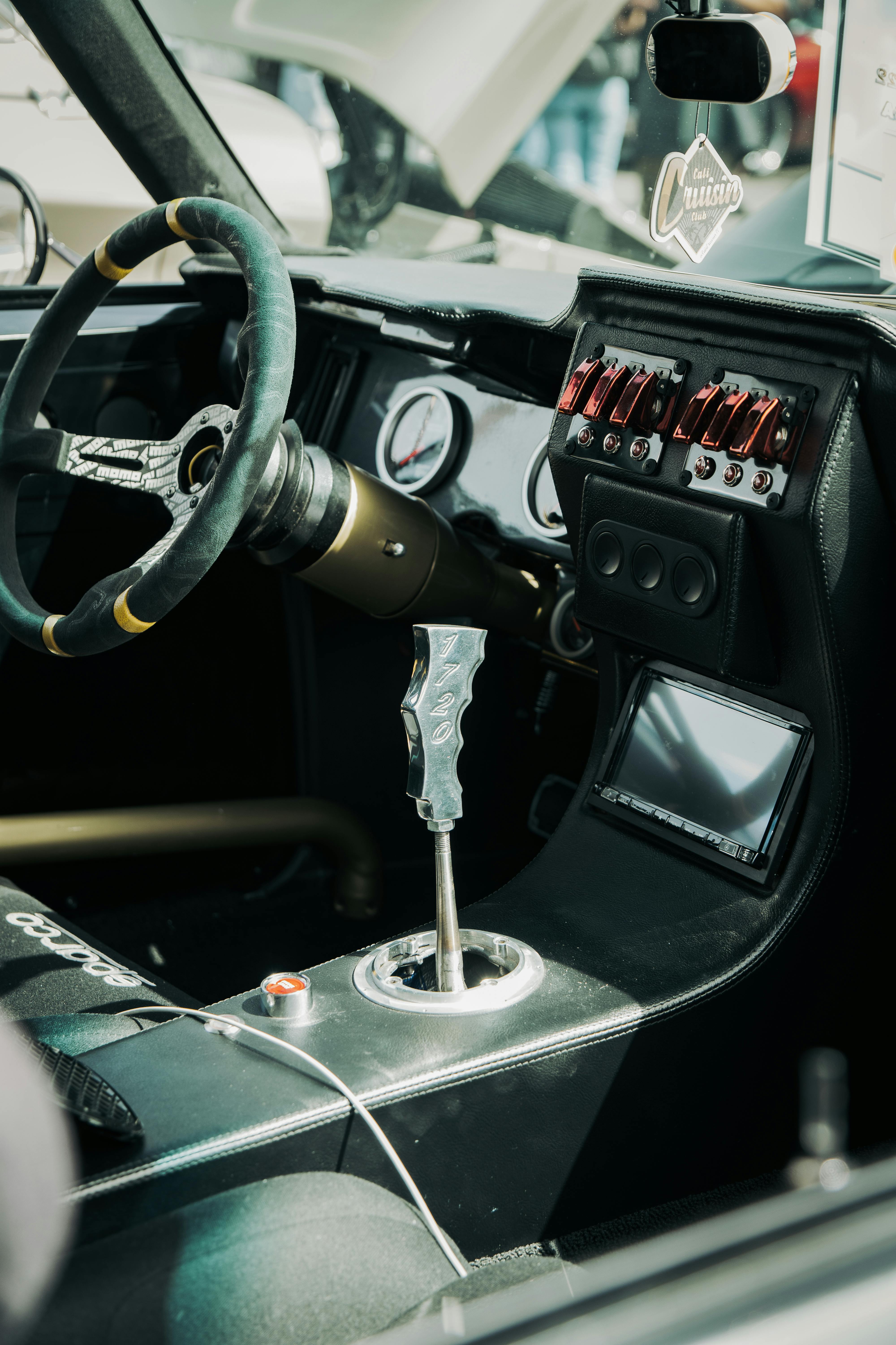 Stick Shift Inside a Racing car · Free Stock Photo