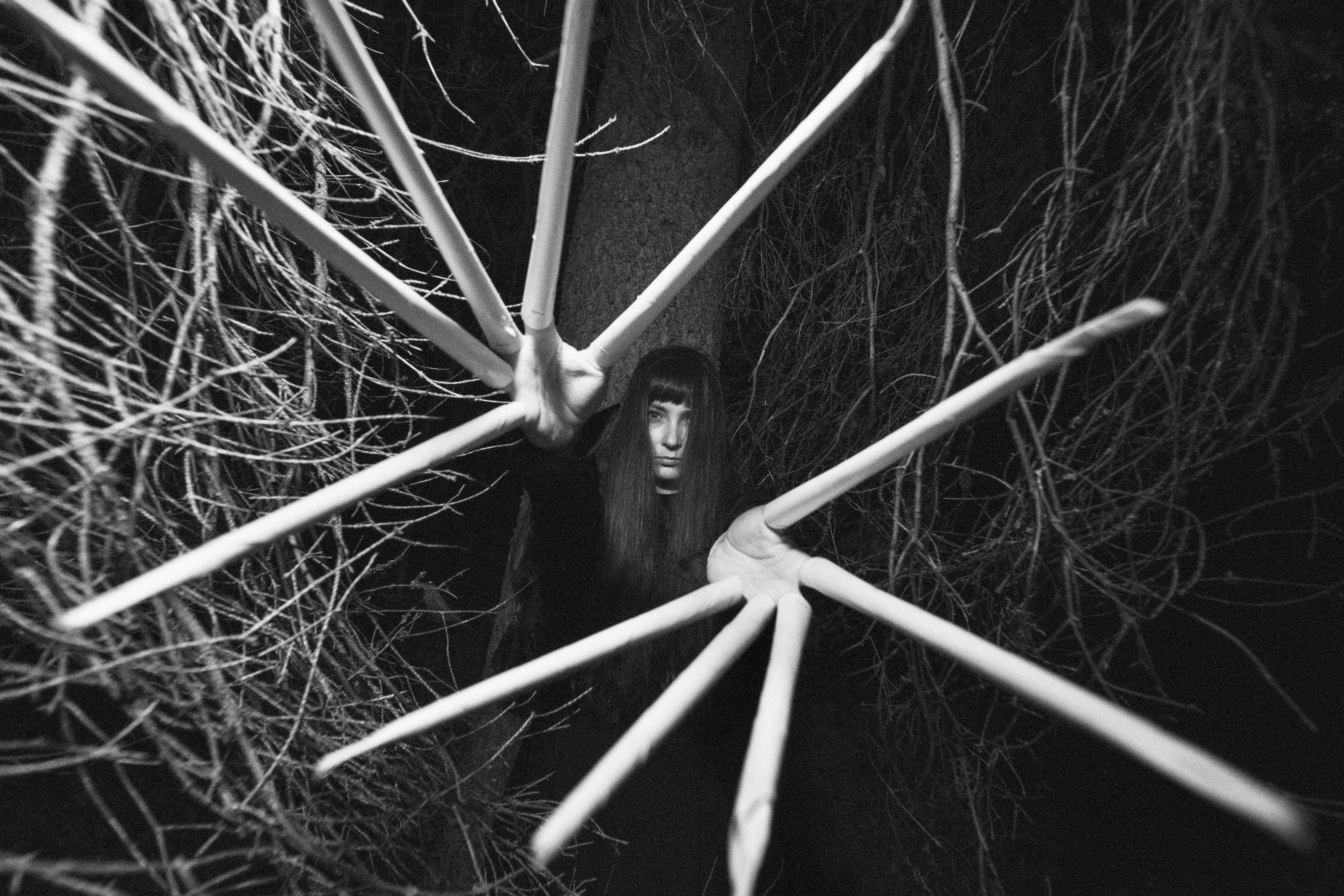 Woman with Sticks in Hands · Free Stock Photo