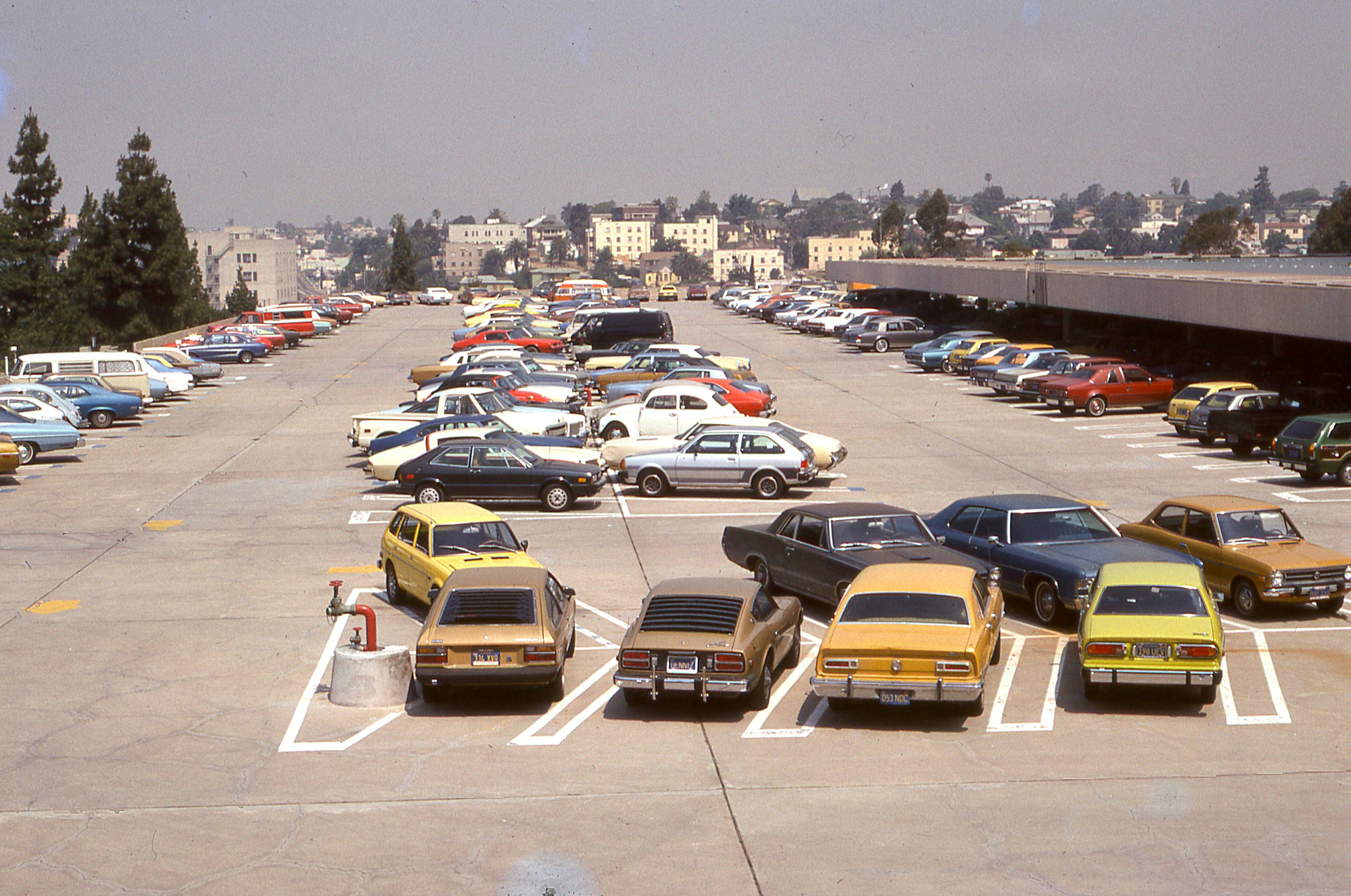 Vintage Cars on a Parking Lot · Free Stock Photo
