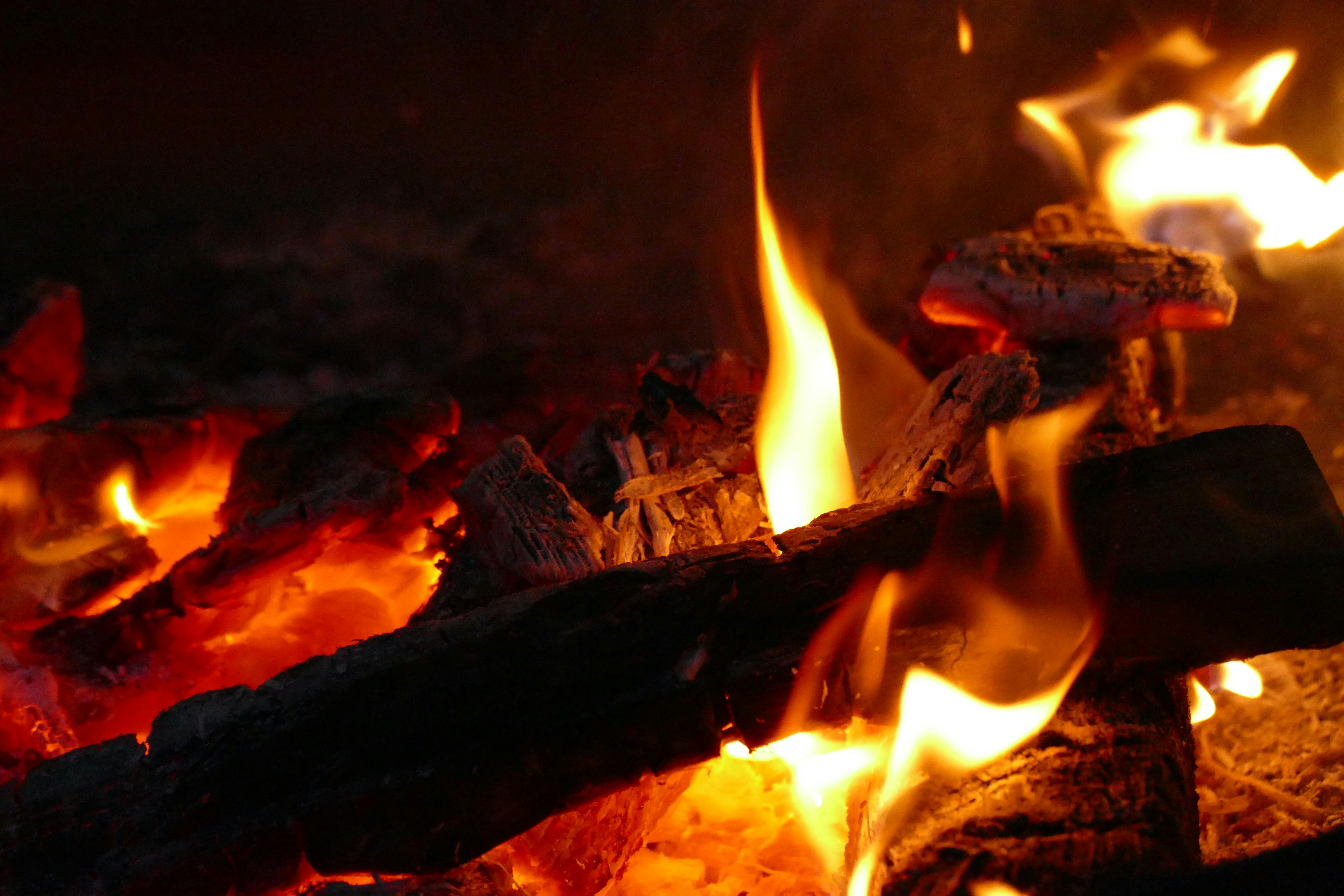 Match Stick Give Orange Fire With a White Smoe · Free Stock Photo