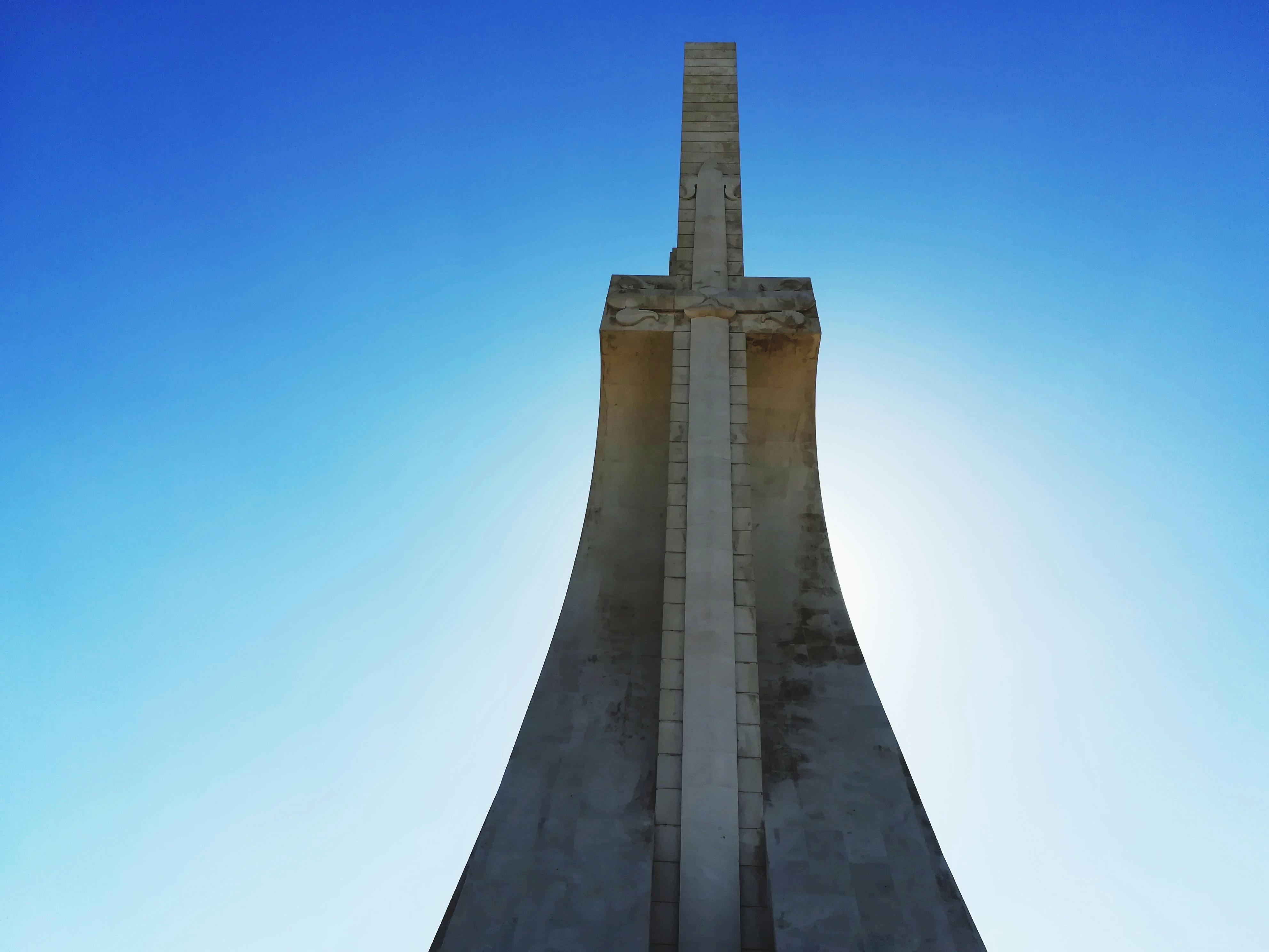 Stone Cross Monument in Reeds · Free Stock Photo