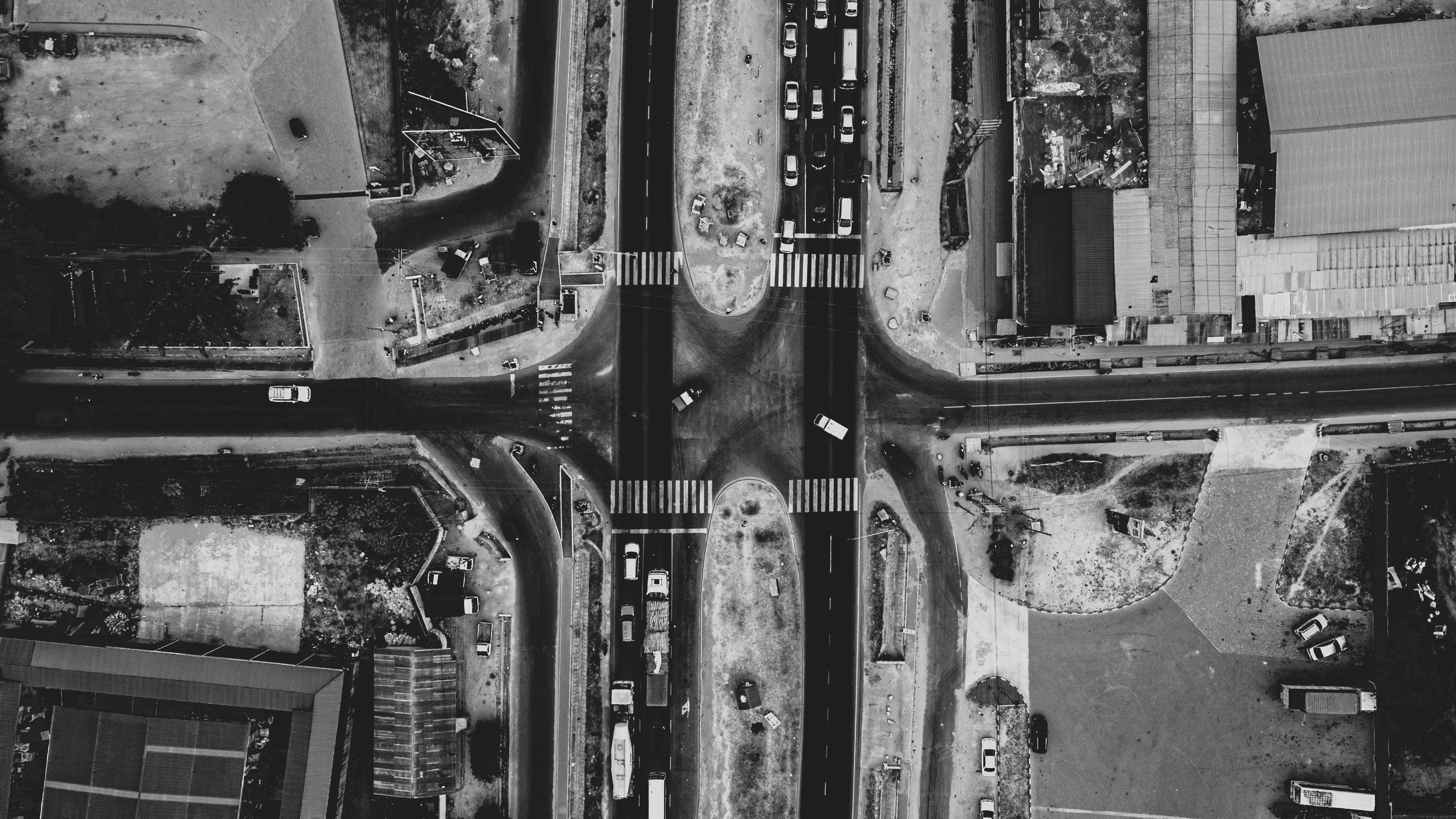 Top View of a Road on Bridge · Free Stock Photo