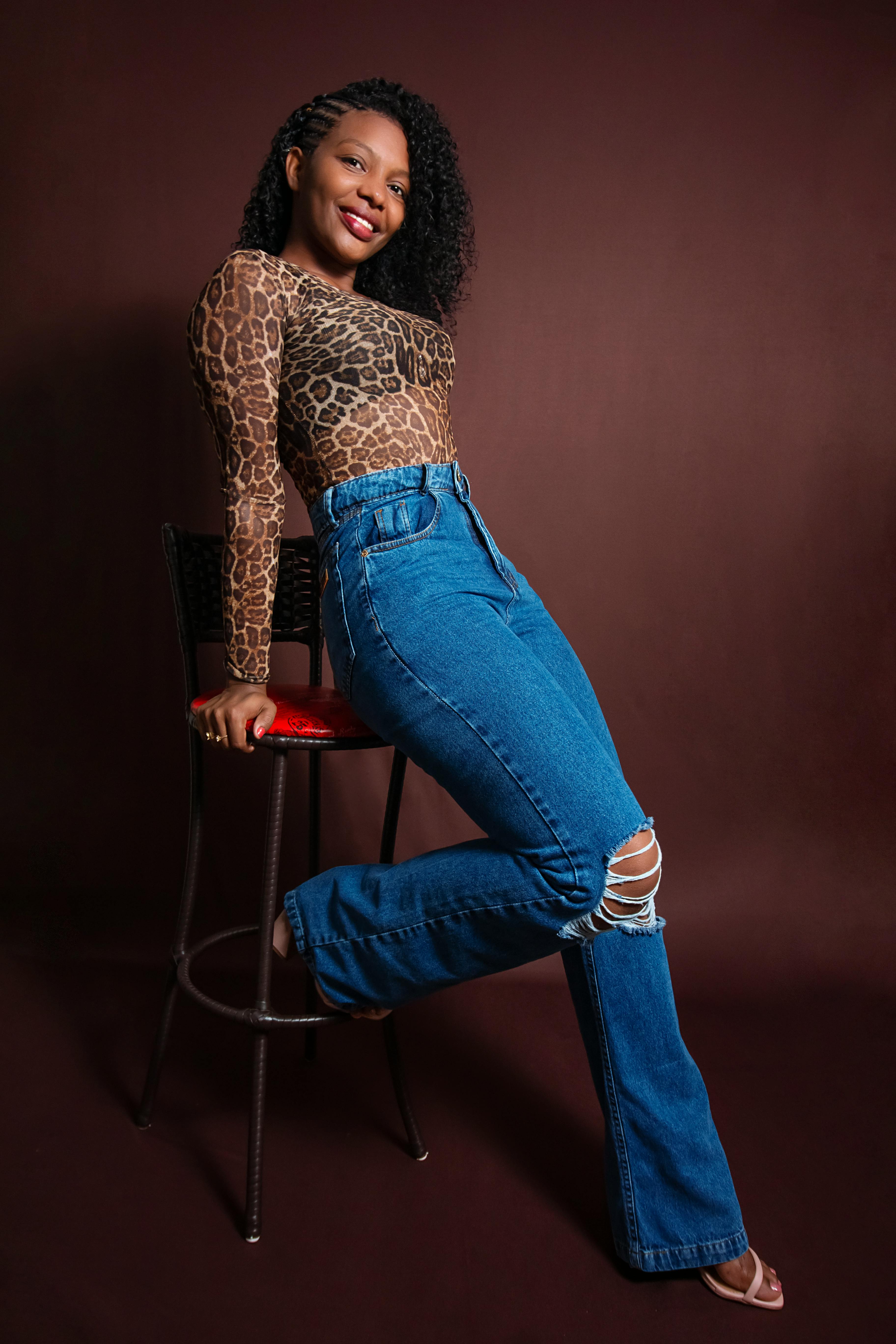 Model Standing on the Beach in Swimming Suit · Free Stock Photo
