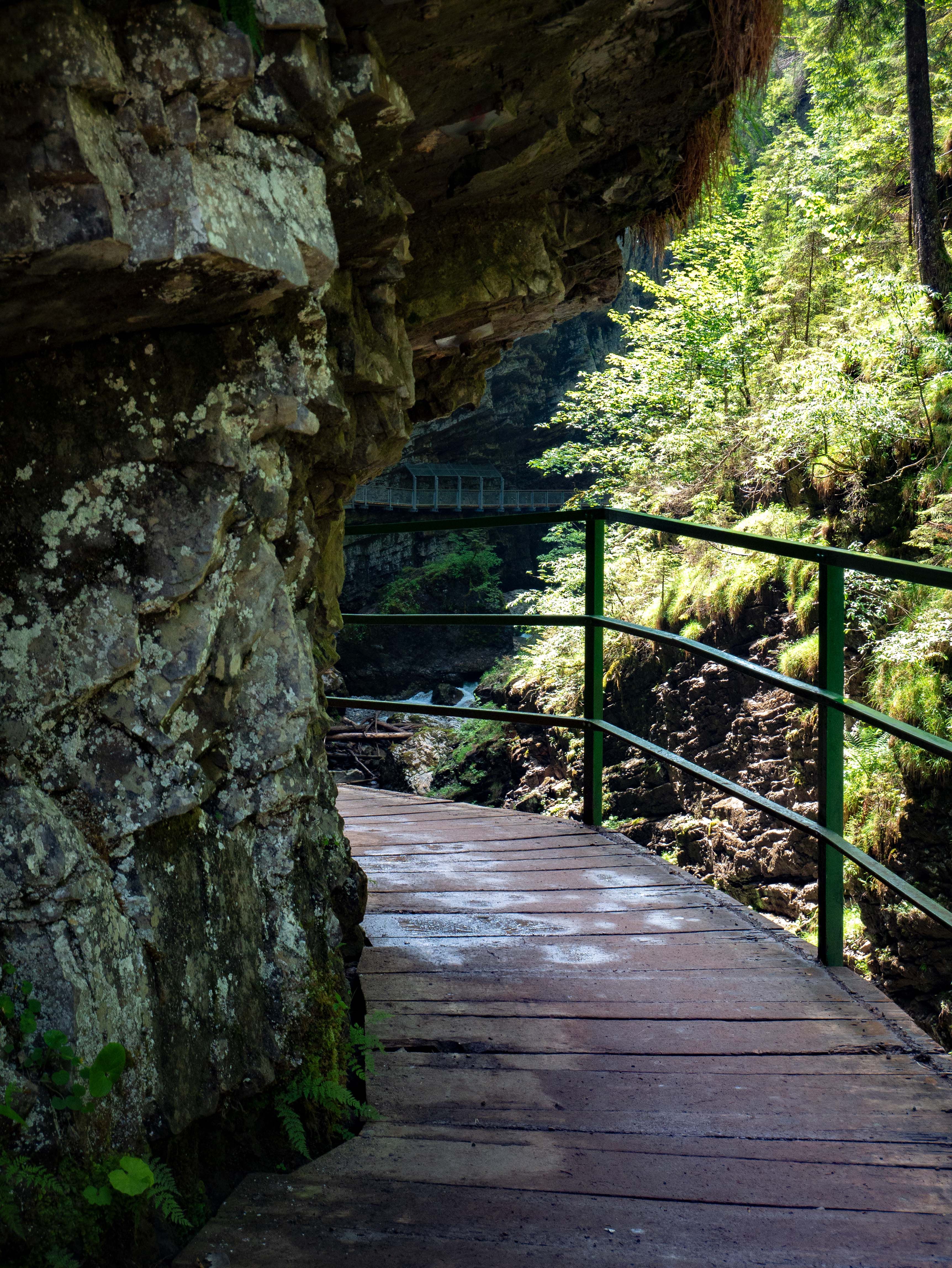 Wooden Bridge on Cliff Rocks · Free Stock Photo