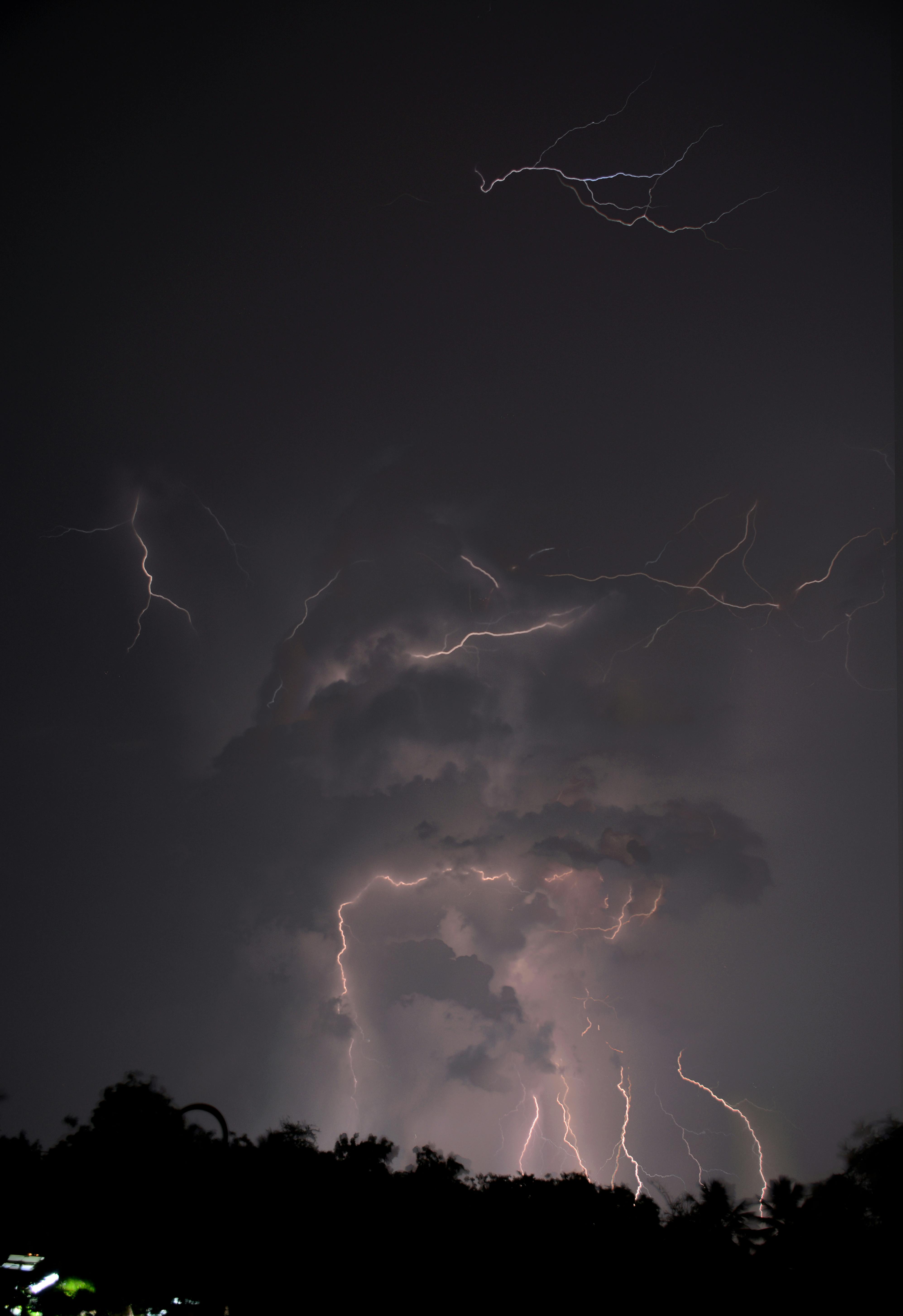 Free stock photo of clouds, lightning, nature