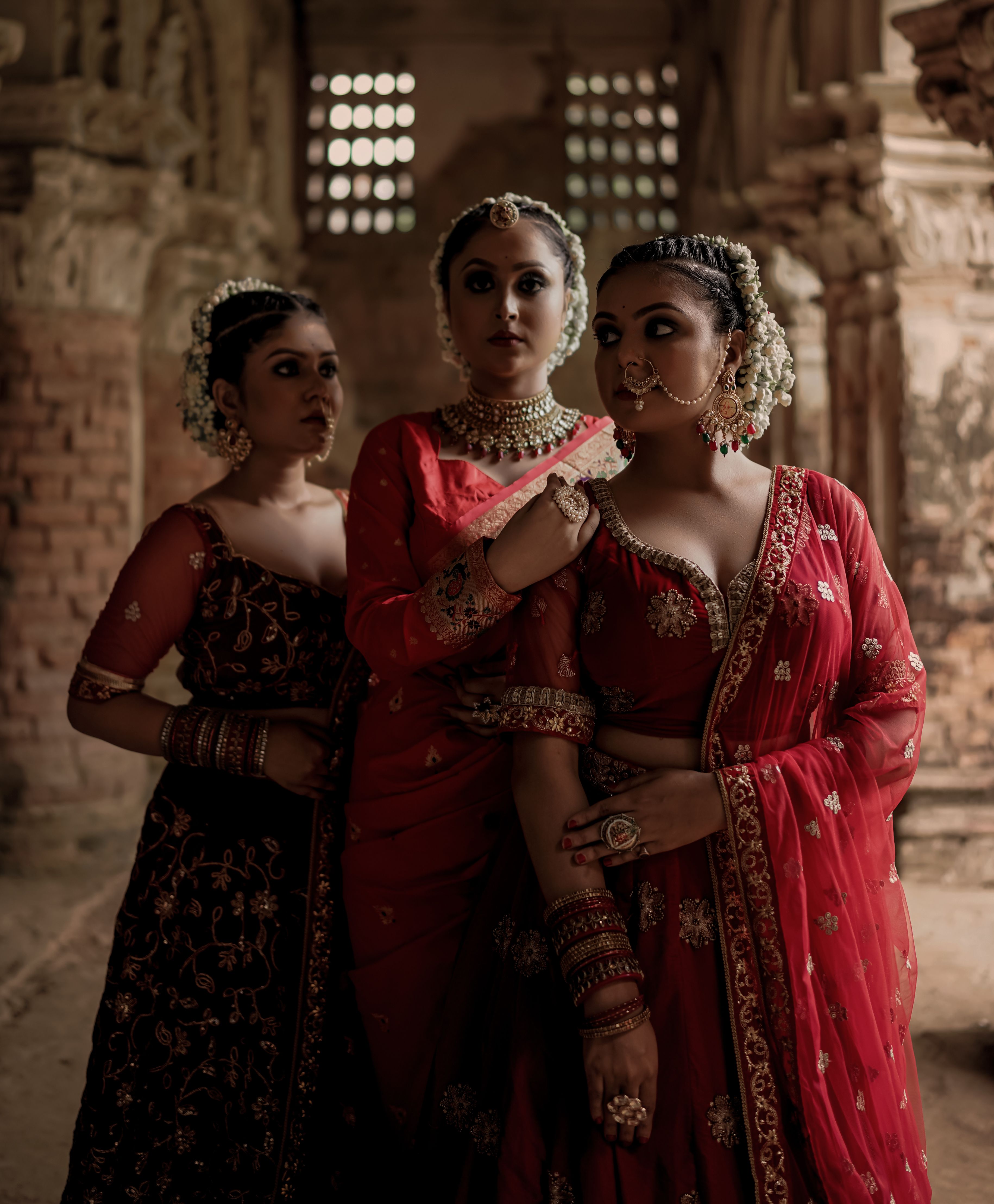 Woman Posing in Traditional Indian Dress · Free Stock Photo