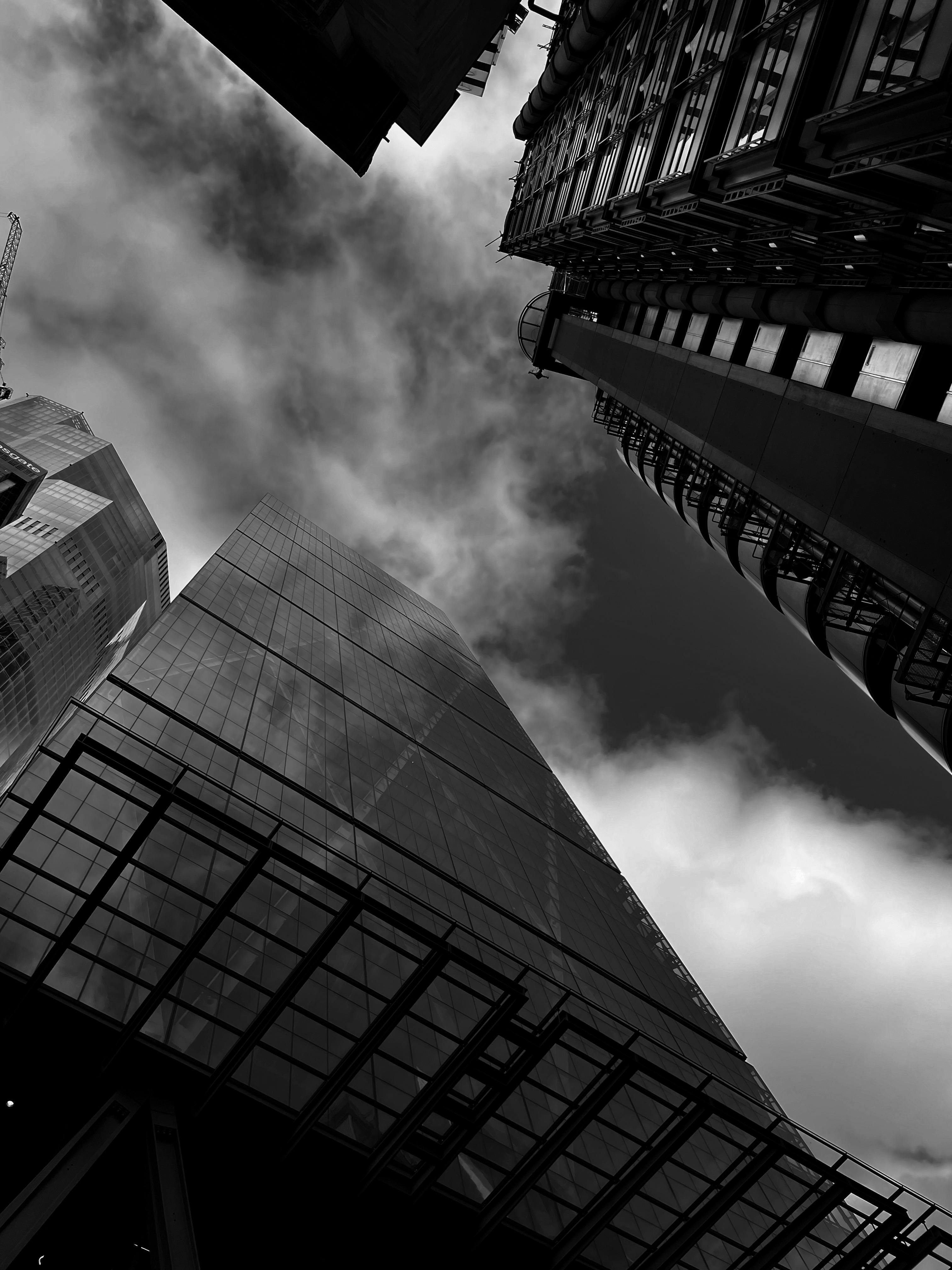 Grayscale Photo of Buildings · Free Stock Photo