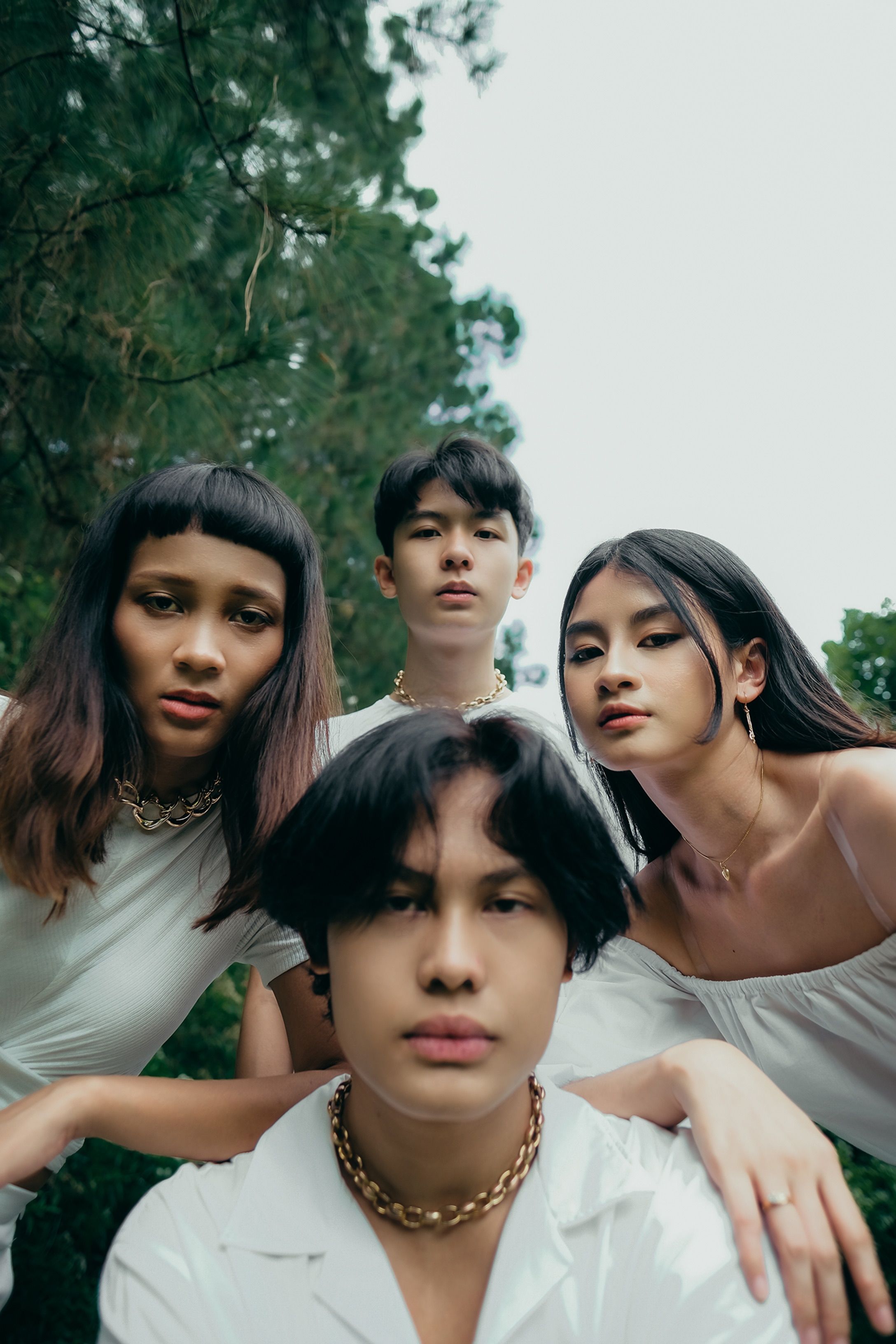 Group of Young Asian People in Park · Free Stock Photo