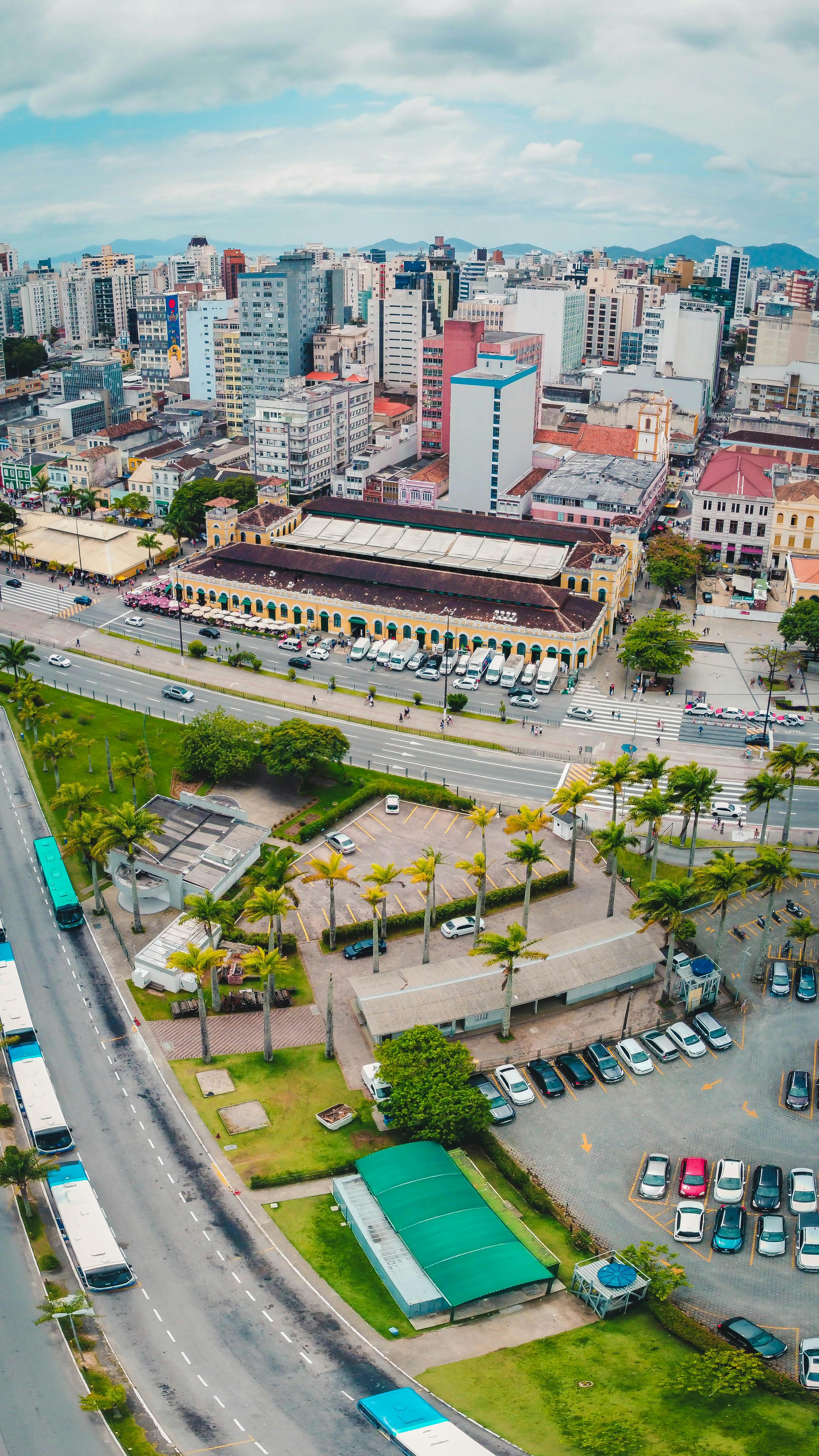 Aerial View of City Buildings · Free Stock Photo