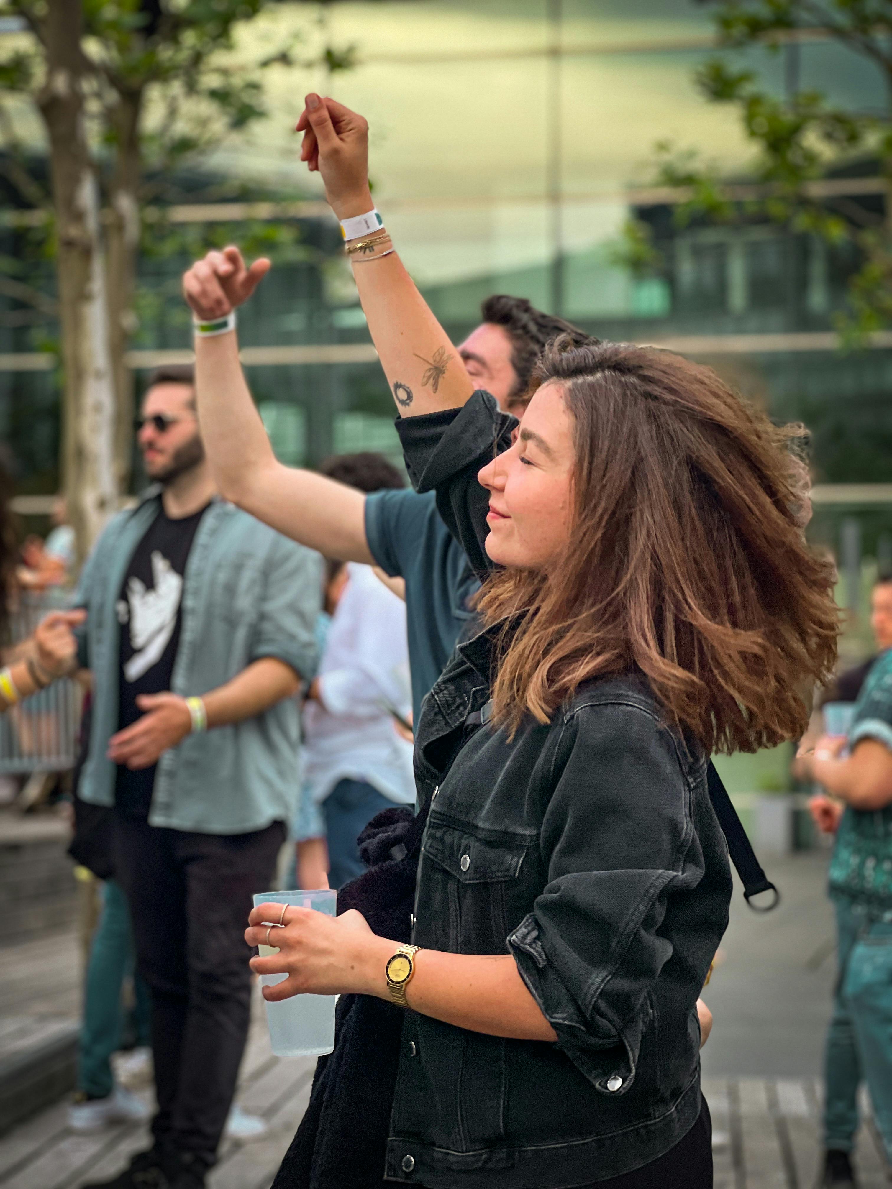 Man and Woman Partying on the Street · Free Stock Photo