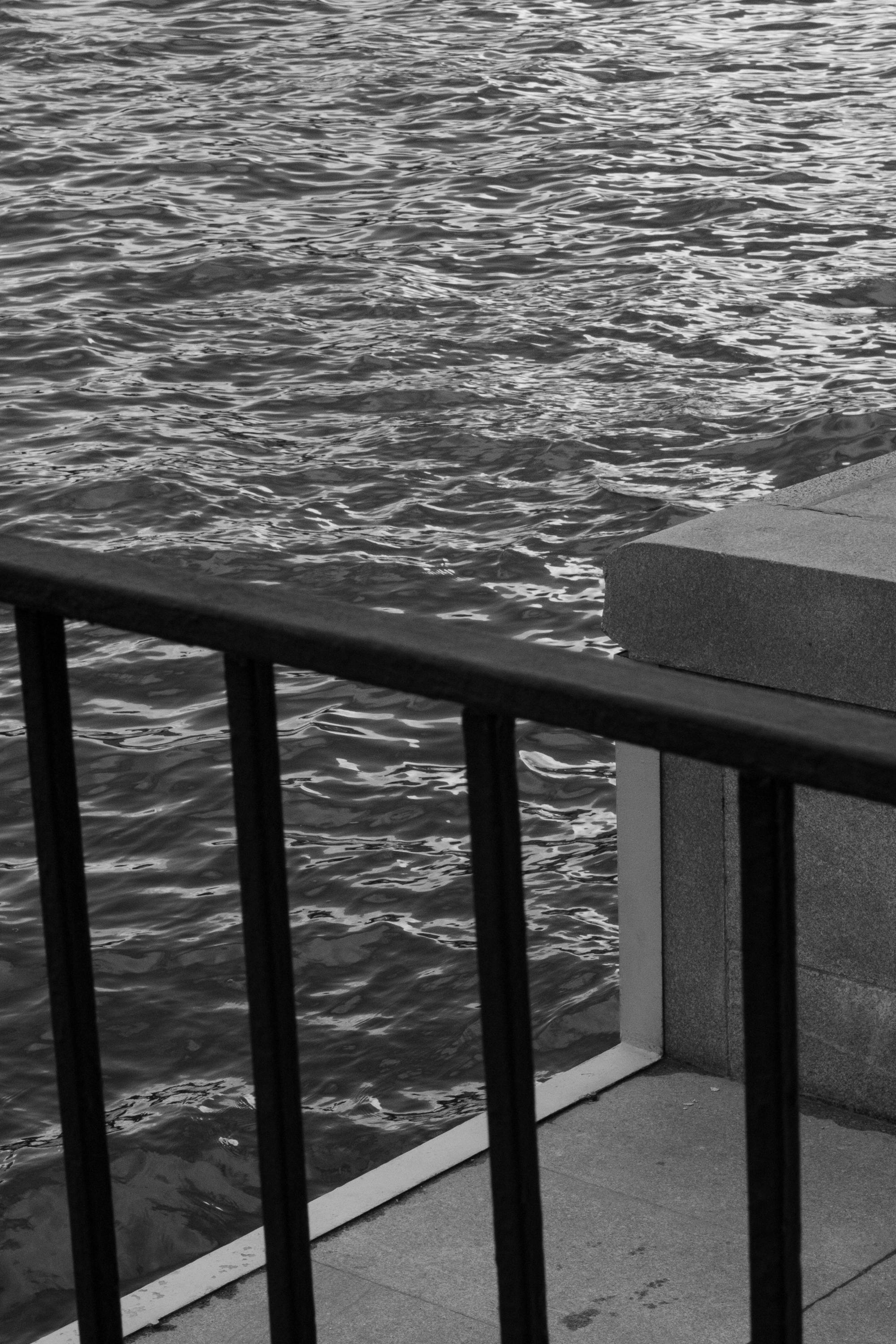 A Railing by a Lake · Free Stock Photo