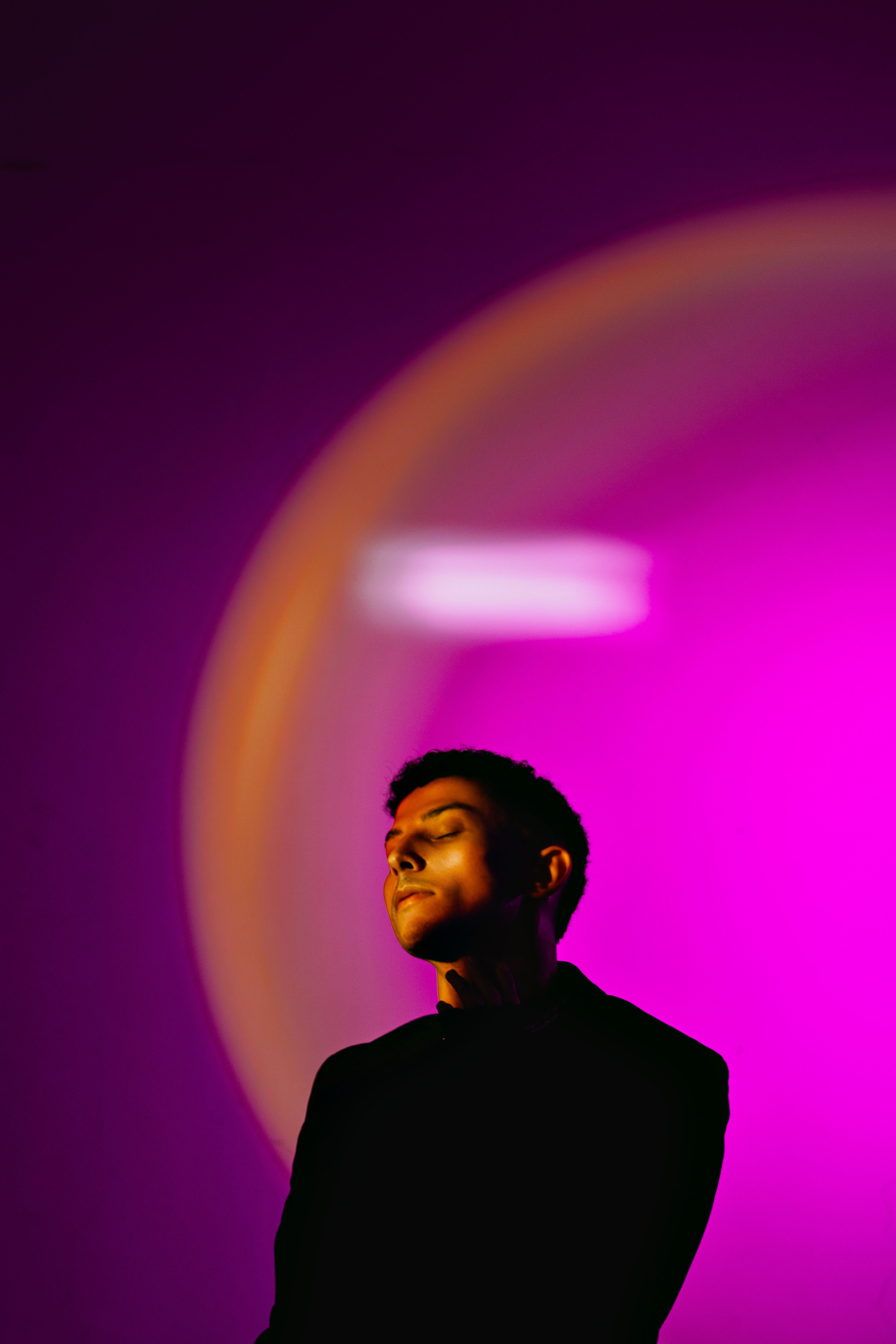 Man on Pink Background · Free Stock Photo
