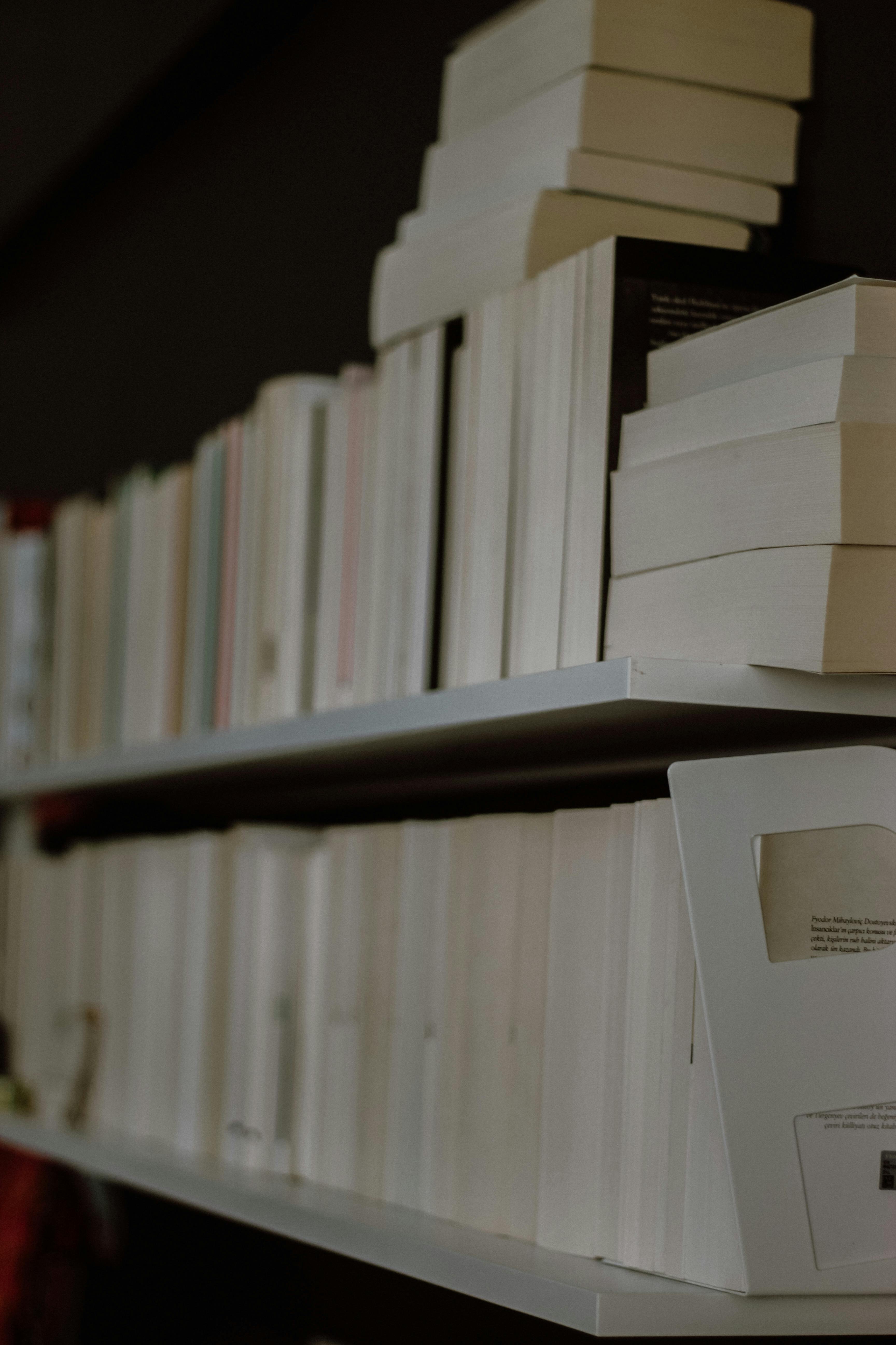 Colorful books on shelf · Free Stock Photo