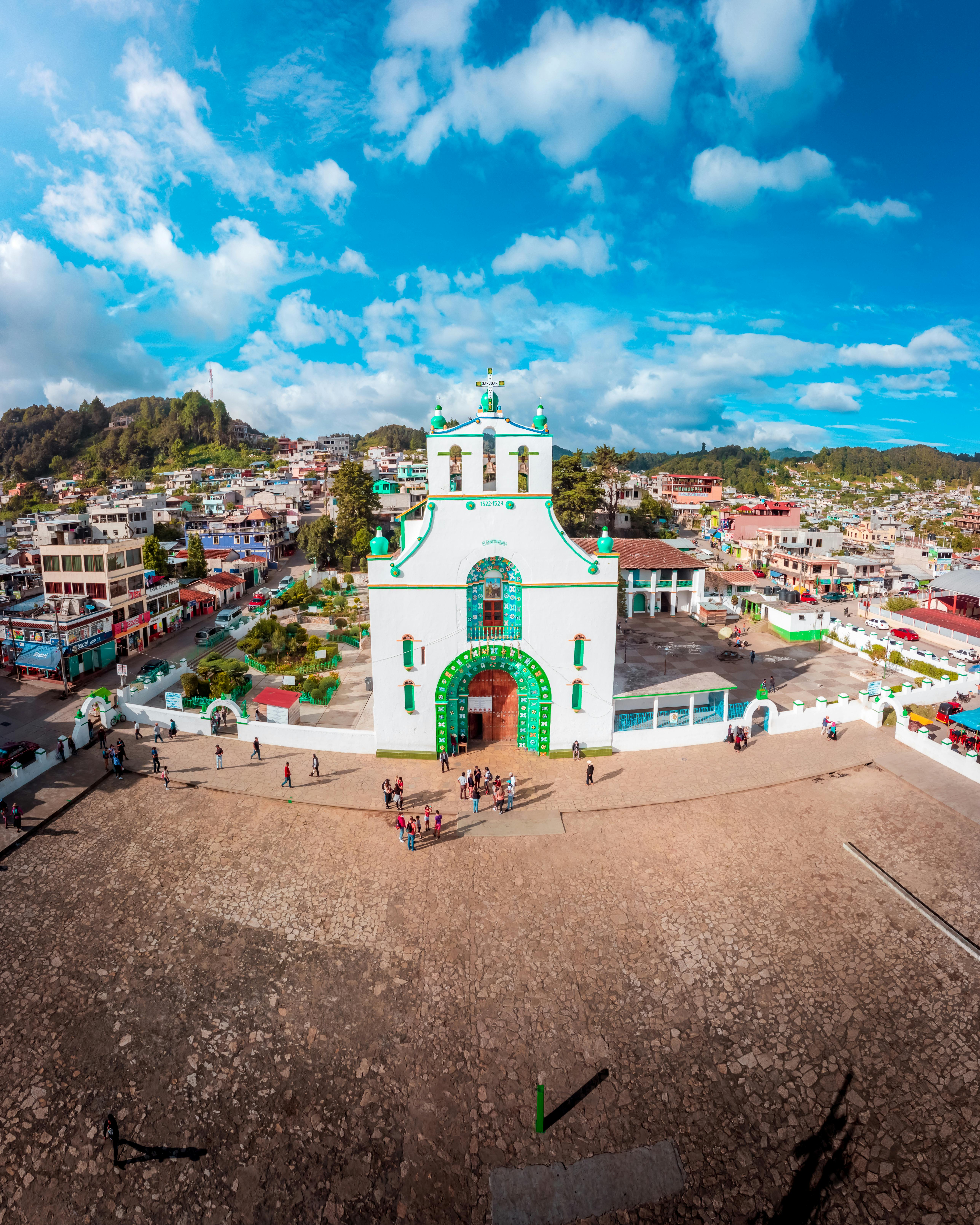 Square with San Juan Chamula Church · Free Stock Photo