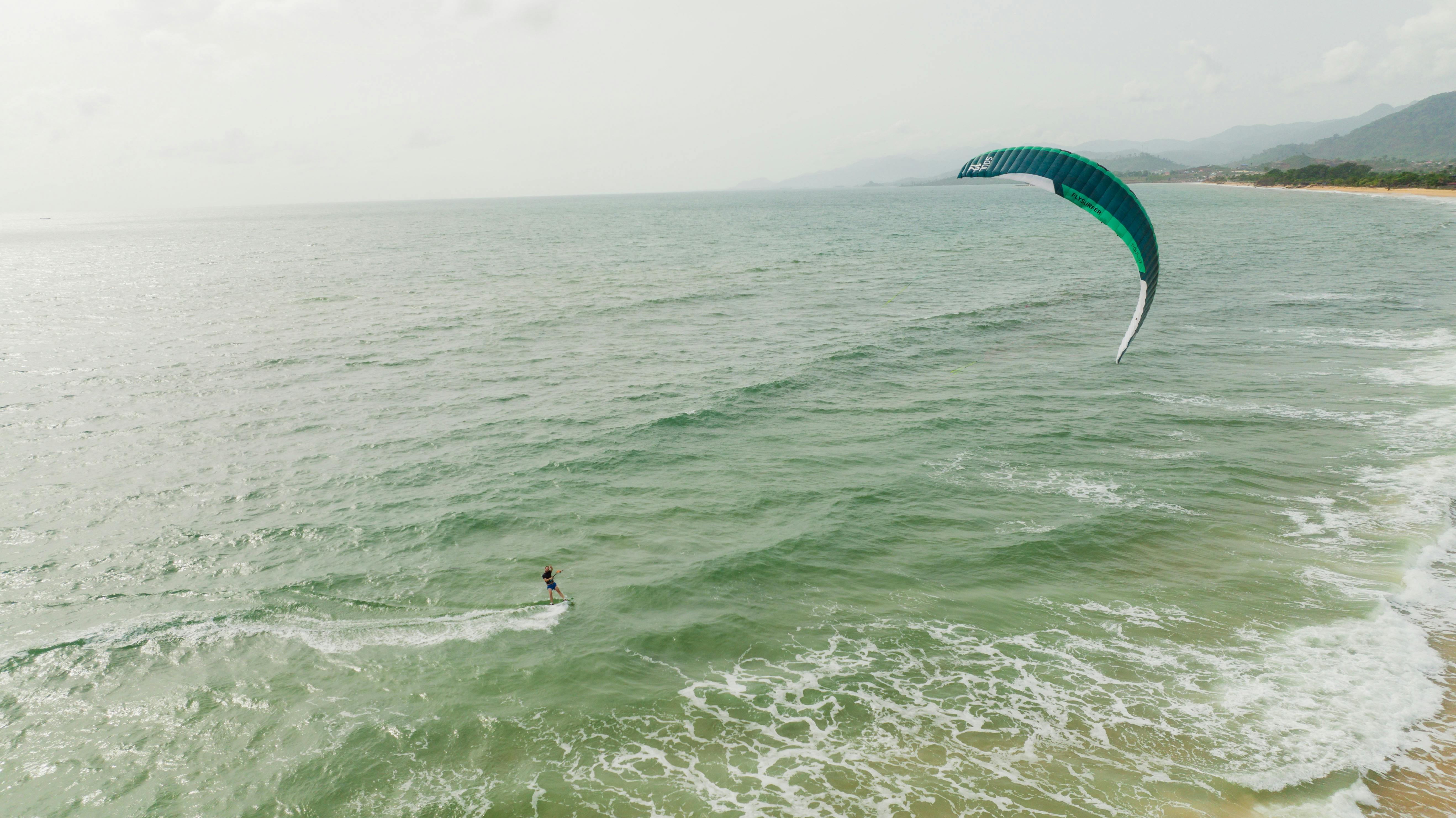 Person on Kitesurfing · Free Stock Photo