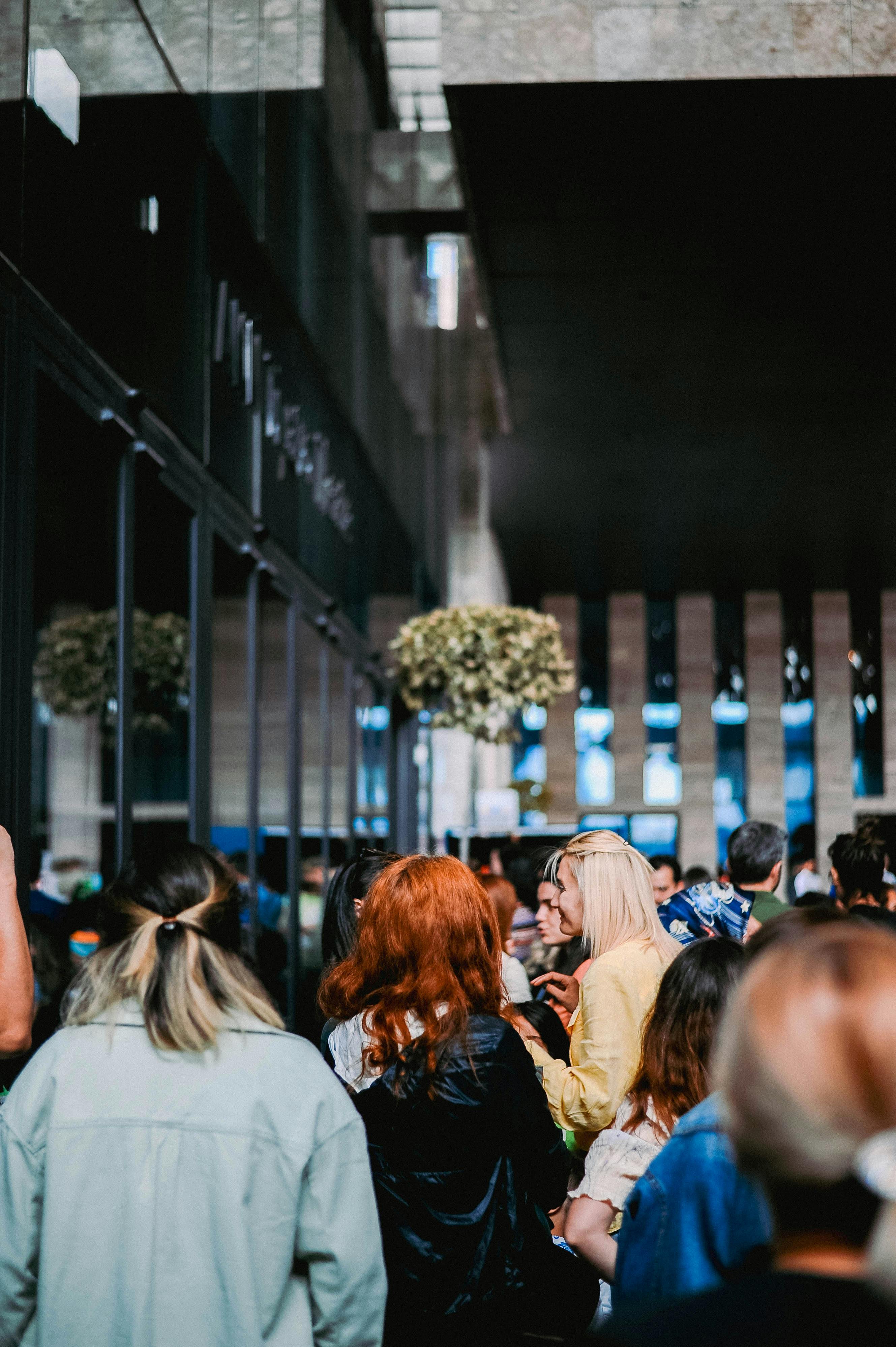 A Crowd Outside a Building · Free Stock Photo