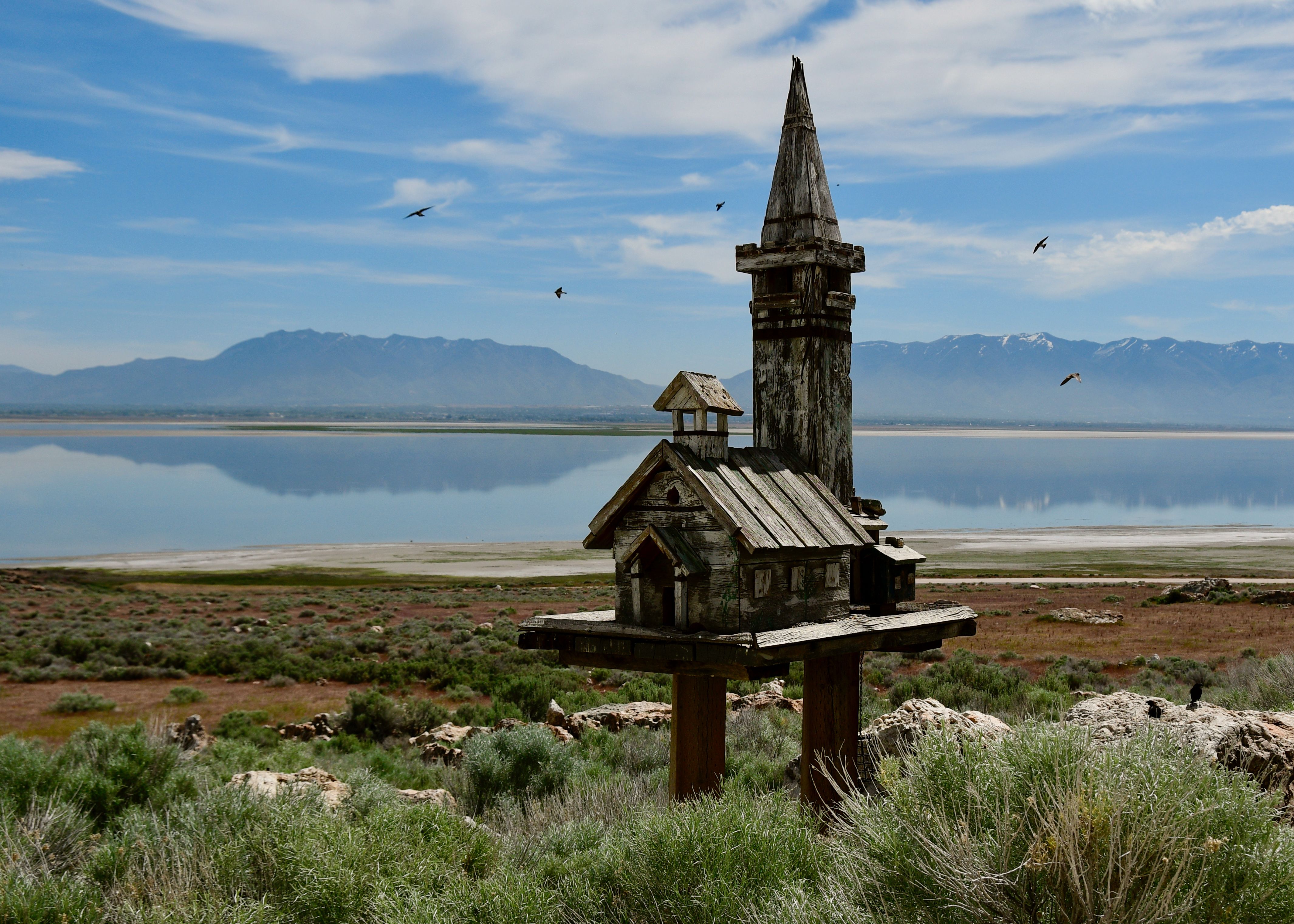 A Birdhouse at Antelope Island State Park in Utah, United States · Free ...