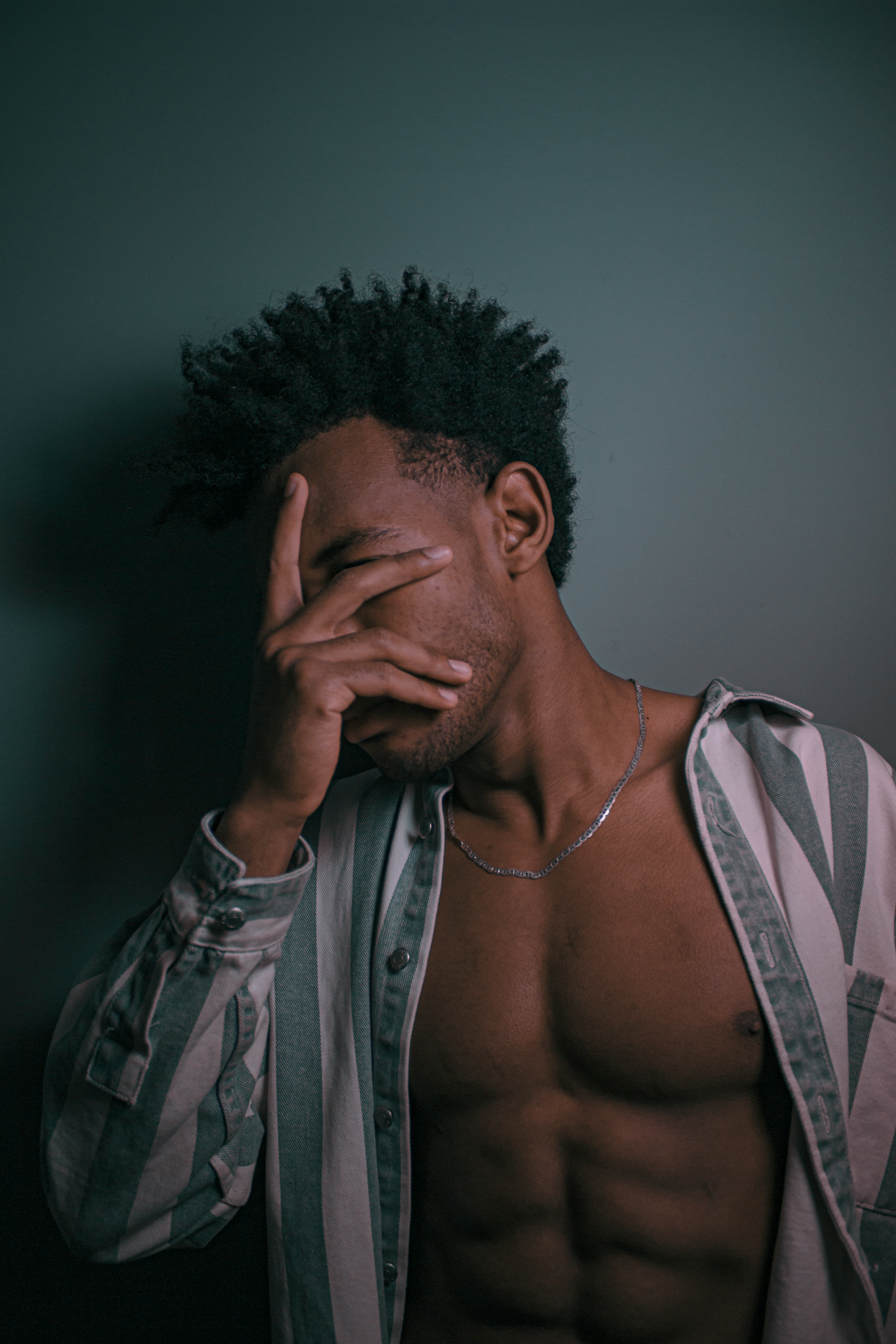 Man covering his Face · Free Stock Photo