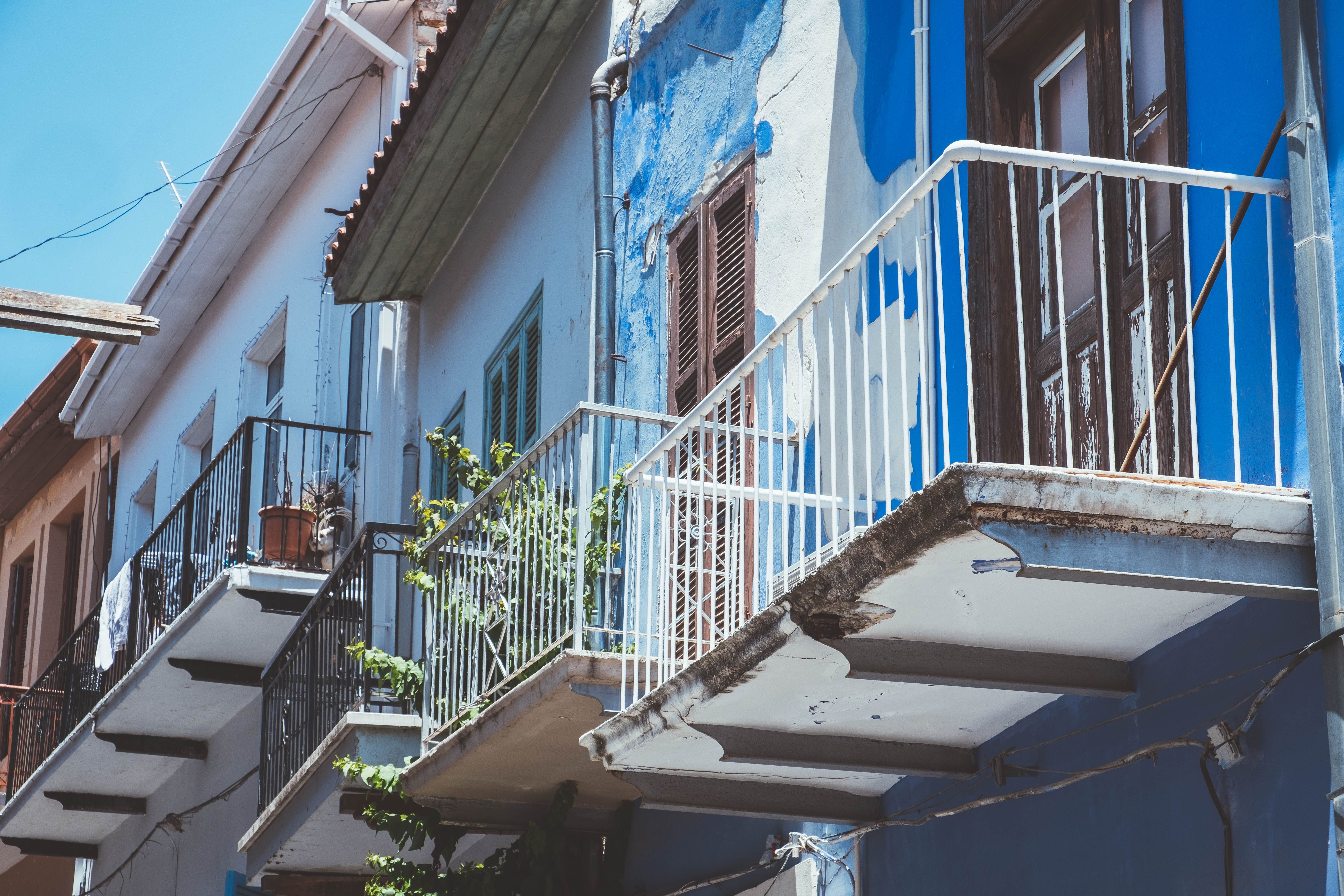 Concrete Buildings with Balconies · Free Stock Photo