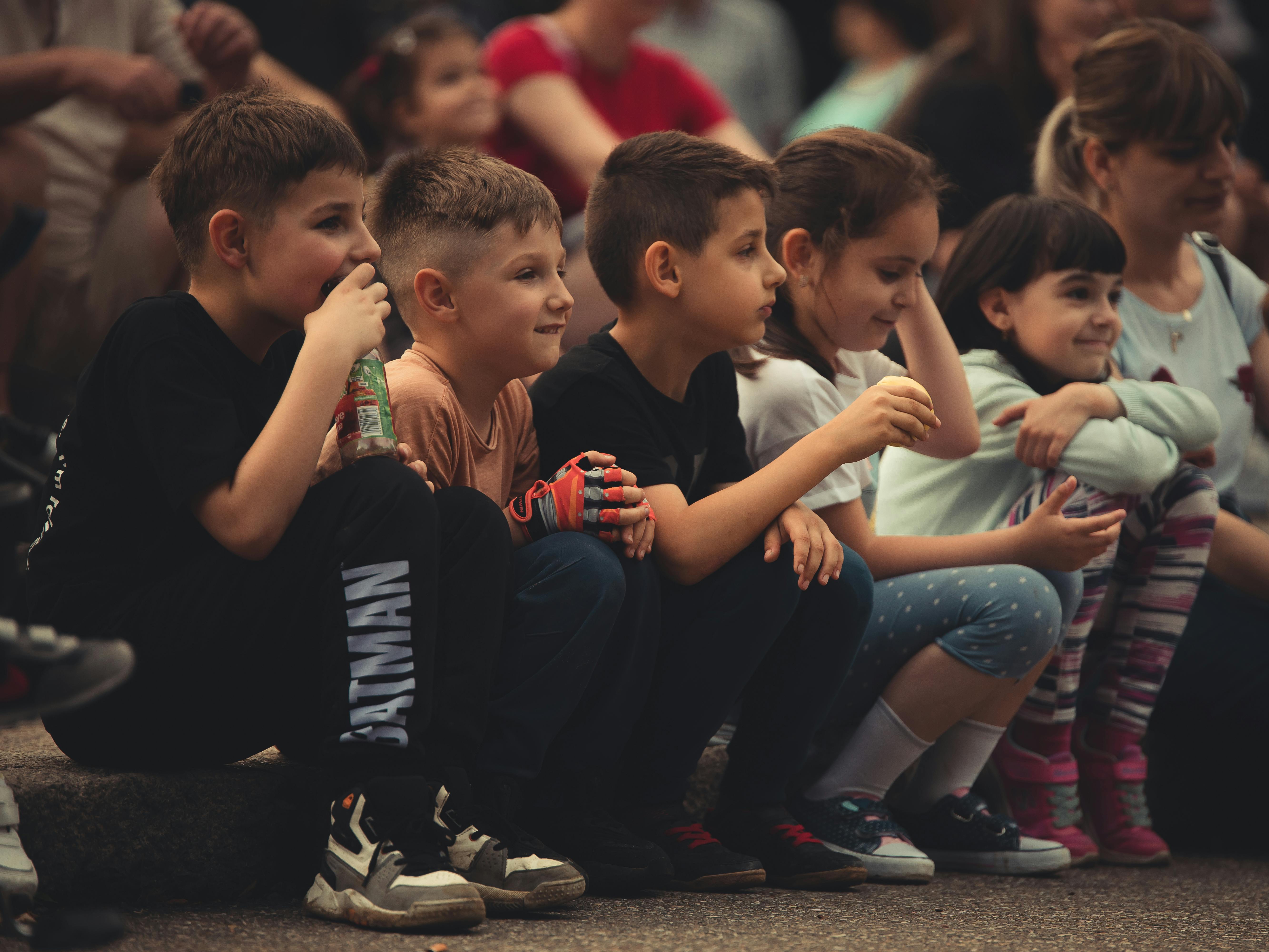 Children Smiling Together · Free Stock Photo