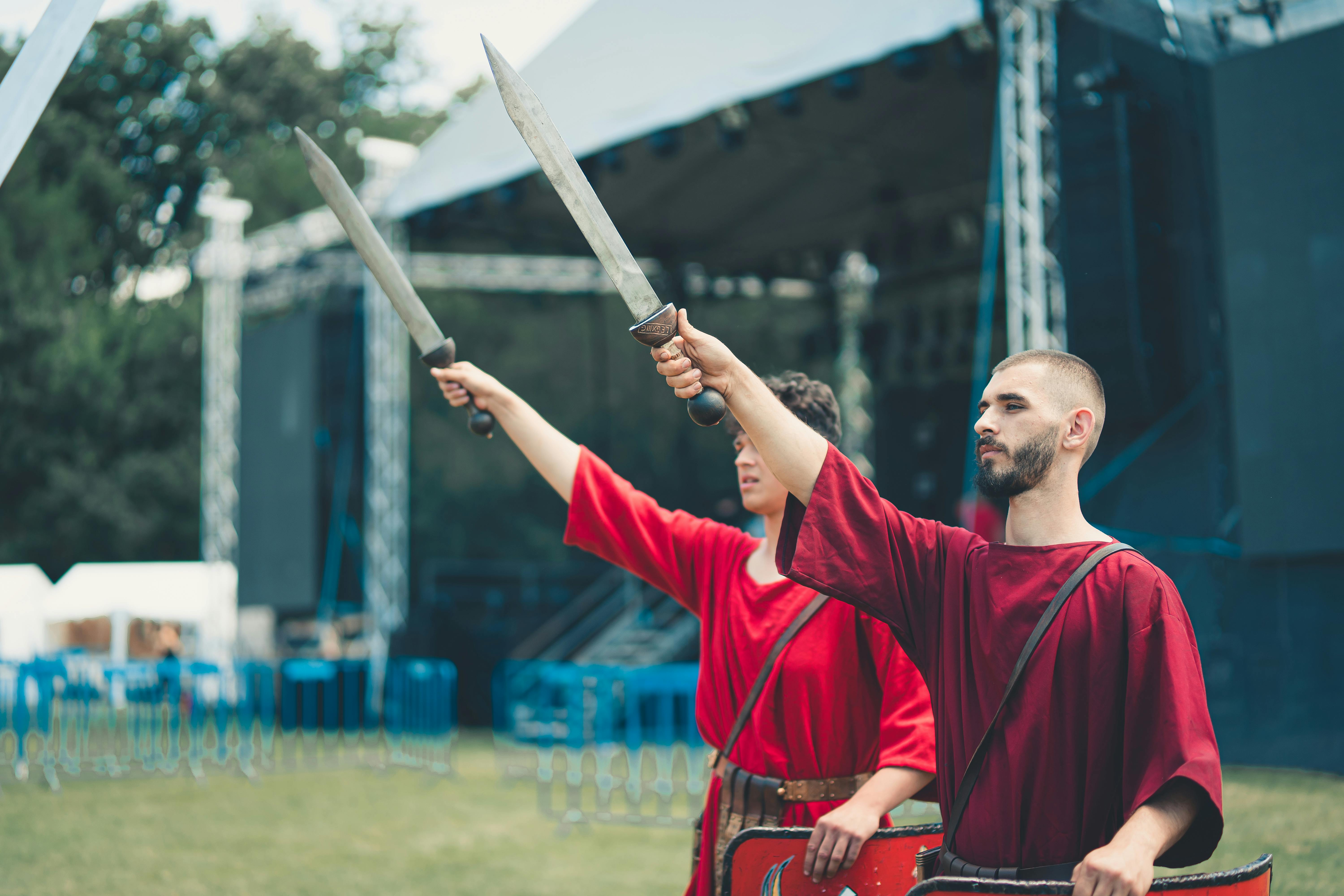 Deadpool Holding Swords · Free Stock Photo