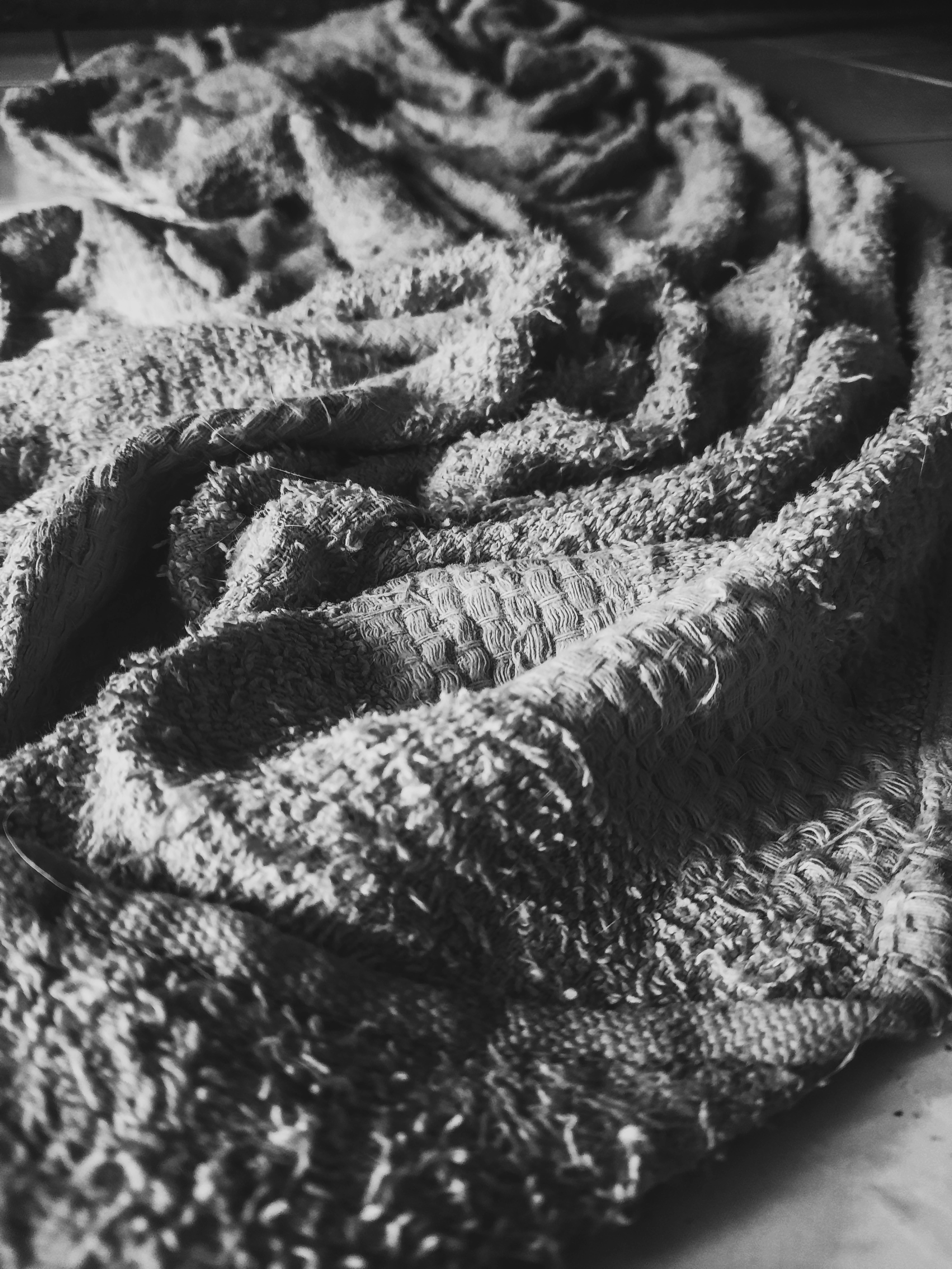 Piled of Folded Textiles · Free Stock Photo