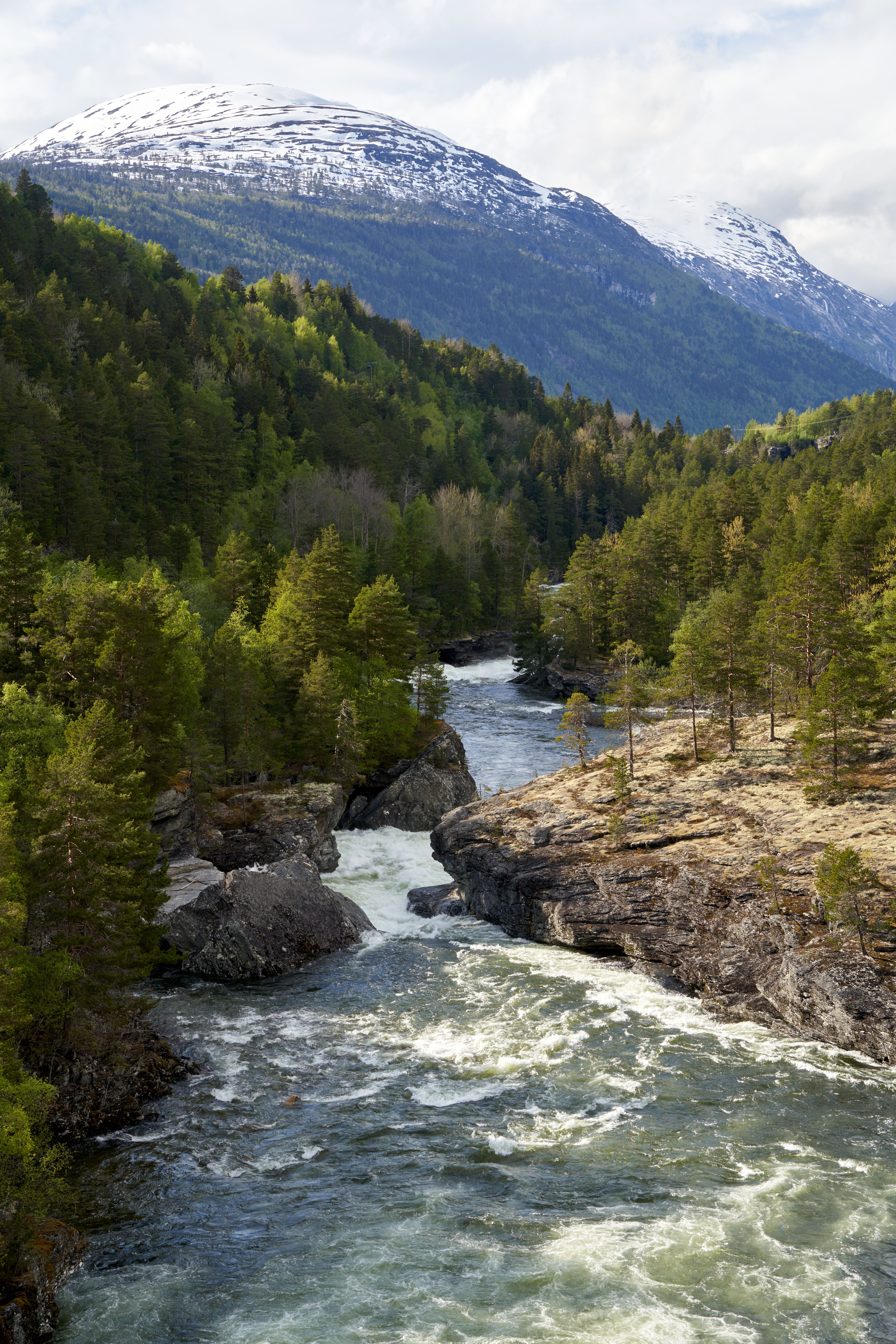 Photo of a Mountain Landscape and a River · Free Stock Photo