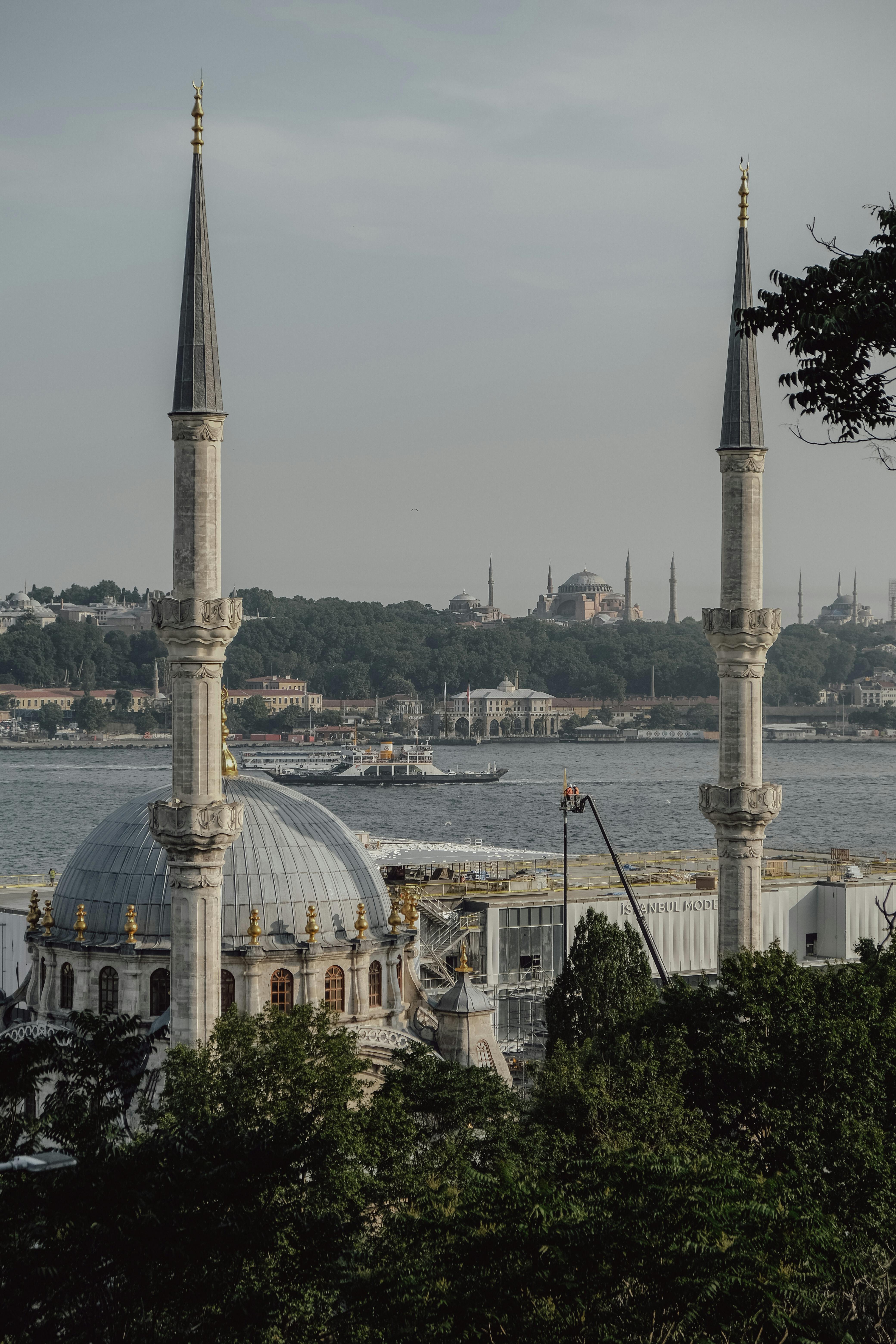 Men Praying in the Mosque · Free Stock Photo