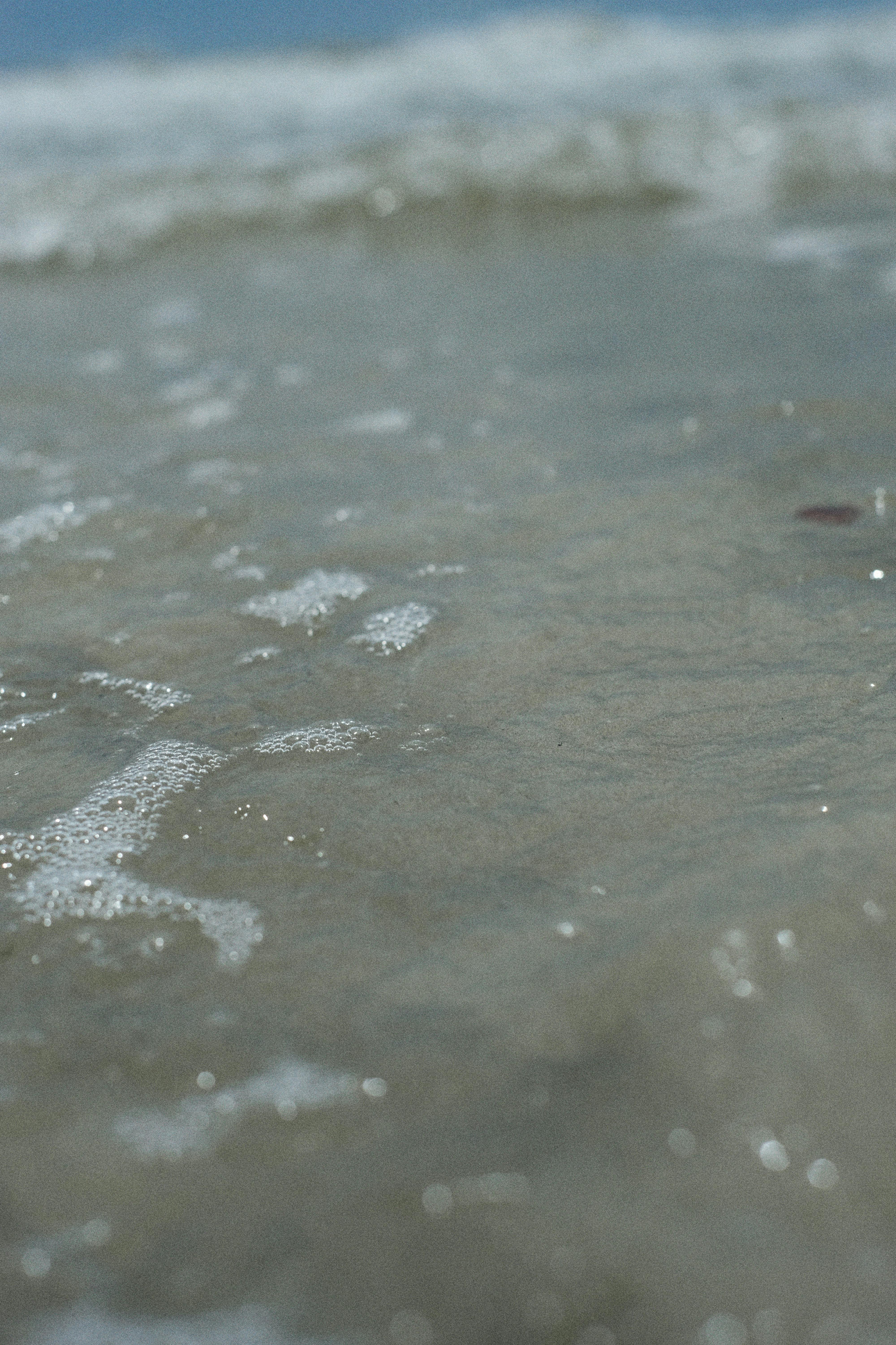 Waves Bubbles on the Seashore · Free Stock Photo